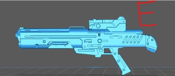1/144 Custom 3d-printed Mecha/gunpla Gun Kit Enhance Your Mech's ...