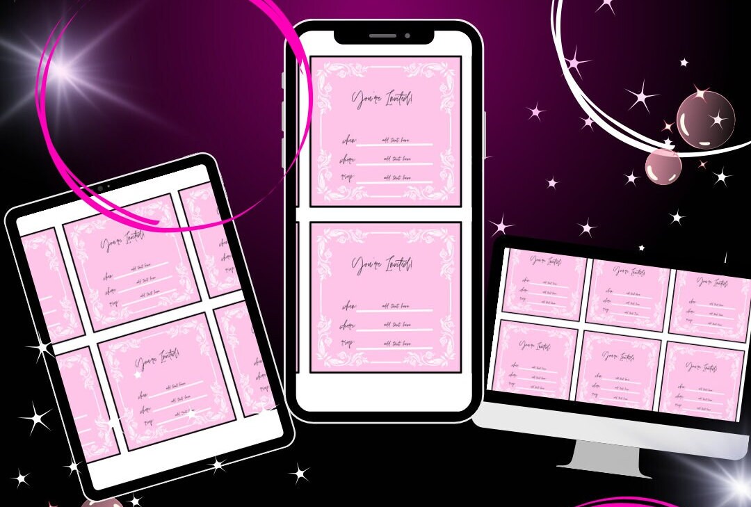 Special Occasions Invitations Template - Etsy