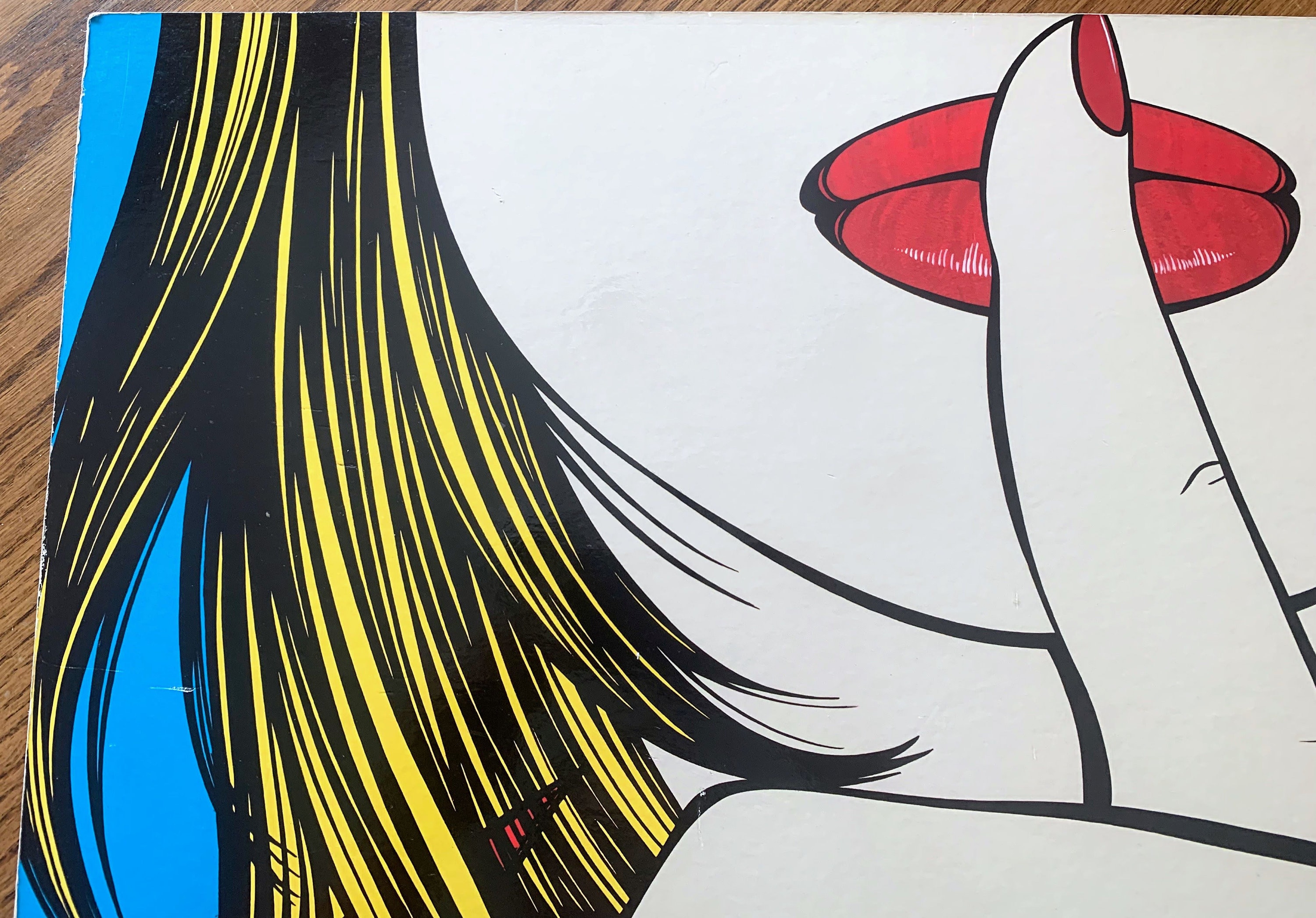 Vintage 1999 SOLMYRA Modern Pop Art Sssshhh by DEBORAH AZZOPARDI - Etsy