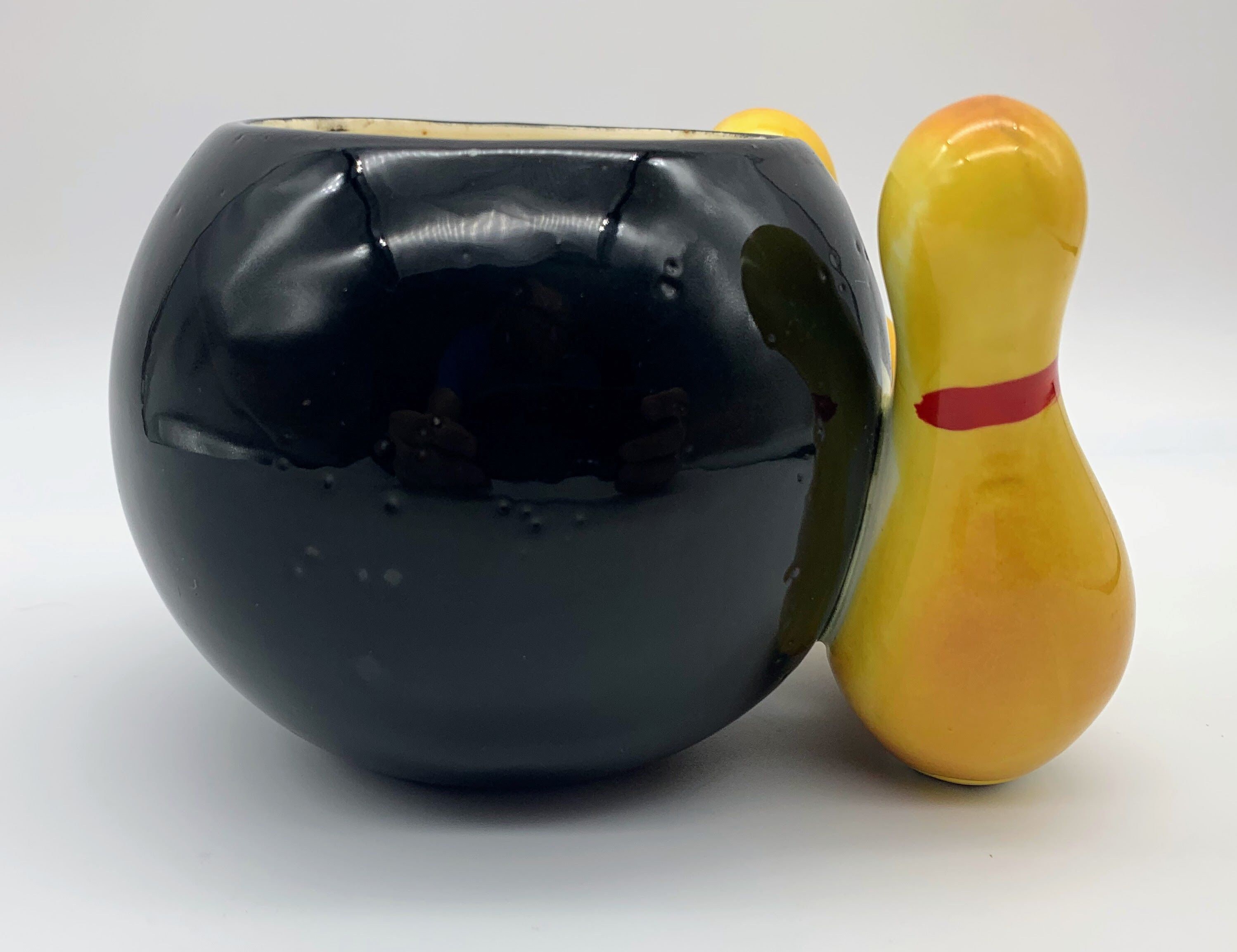 Vintage Napco Japan Bowling Ball and Pins Planter or Bowl - Etsy