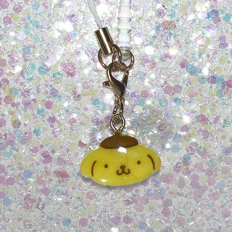 Yellow Pudding Keychain - Etsy