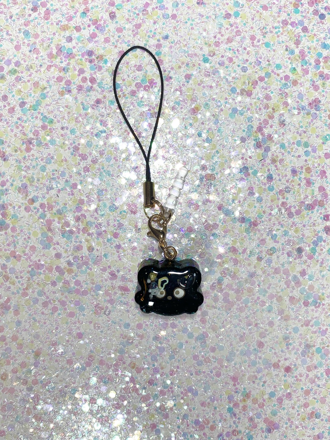 Shaker Kawaii Cartoon Black Cat Charm, Chococat Phone Charm, Nintendo ...