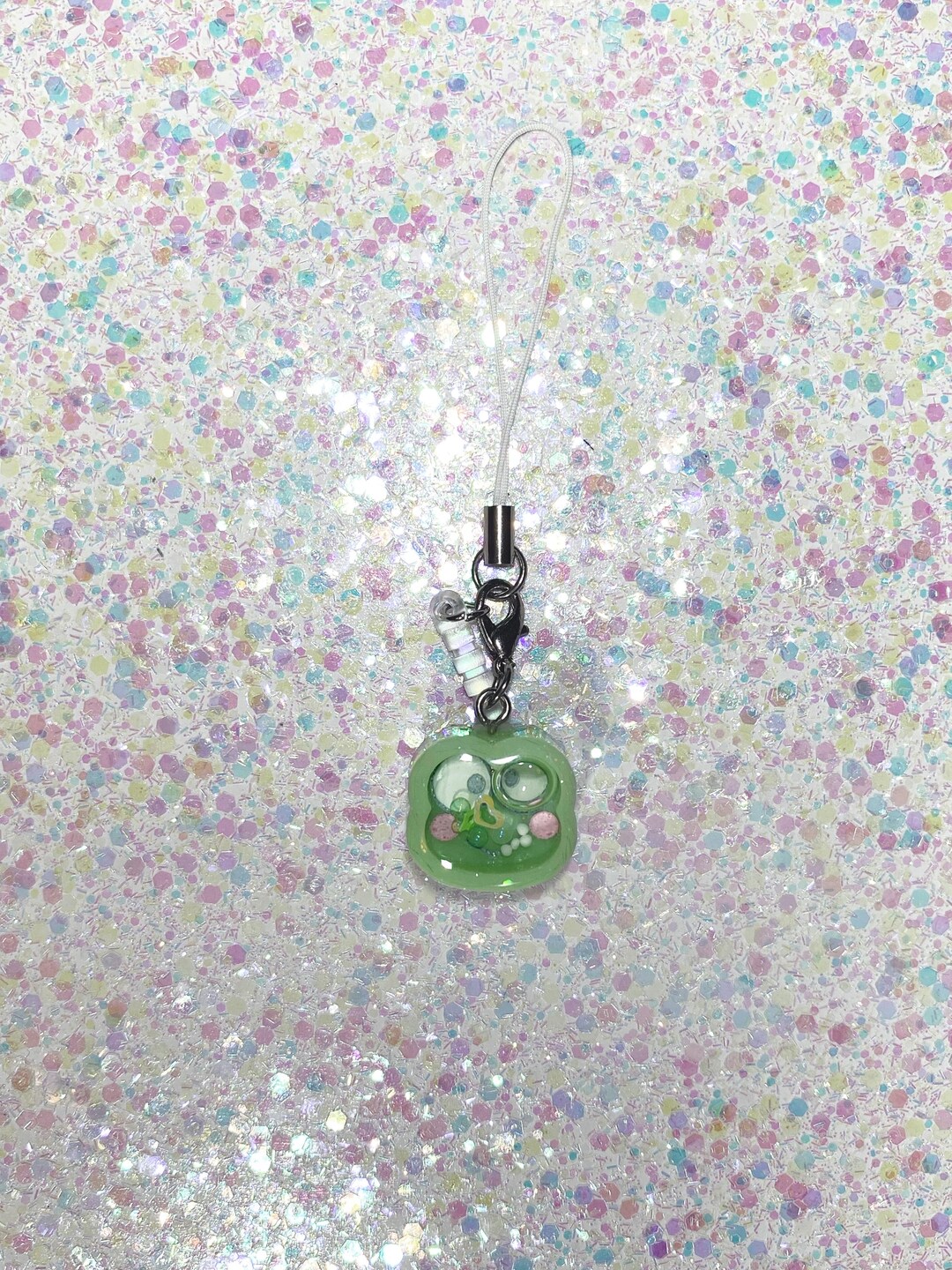 Shaker Kawaii Cartoon Frog Charm, Keroppi Phone Charm, Nintendo Switch ...