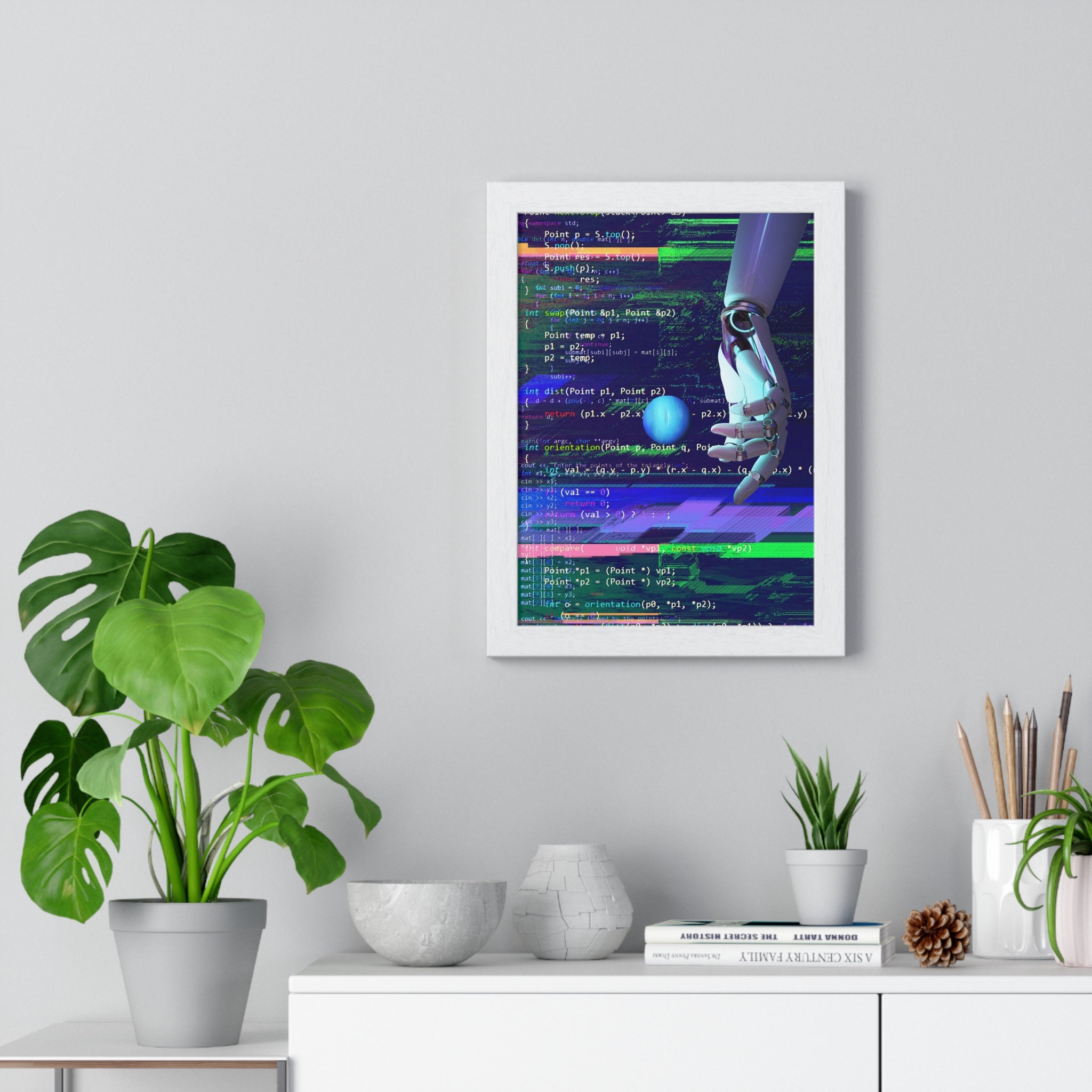 Sifi Futuristic Home Decor Framed Poster Artificial - Etsy