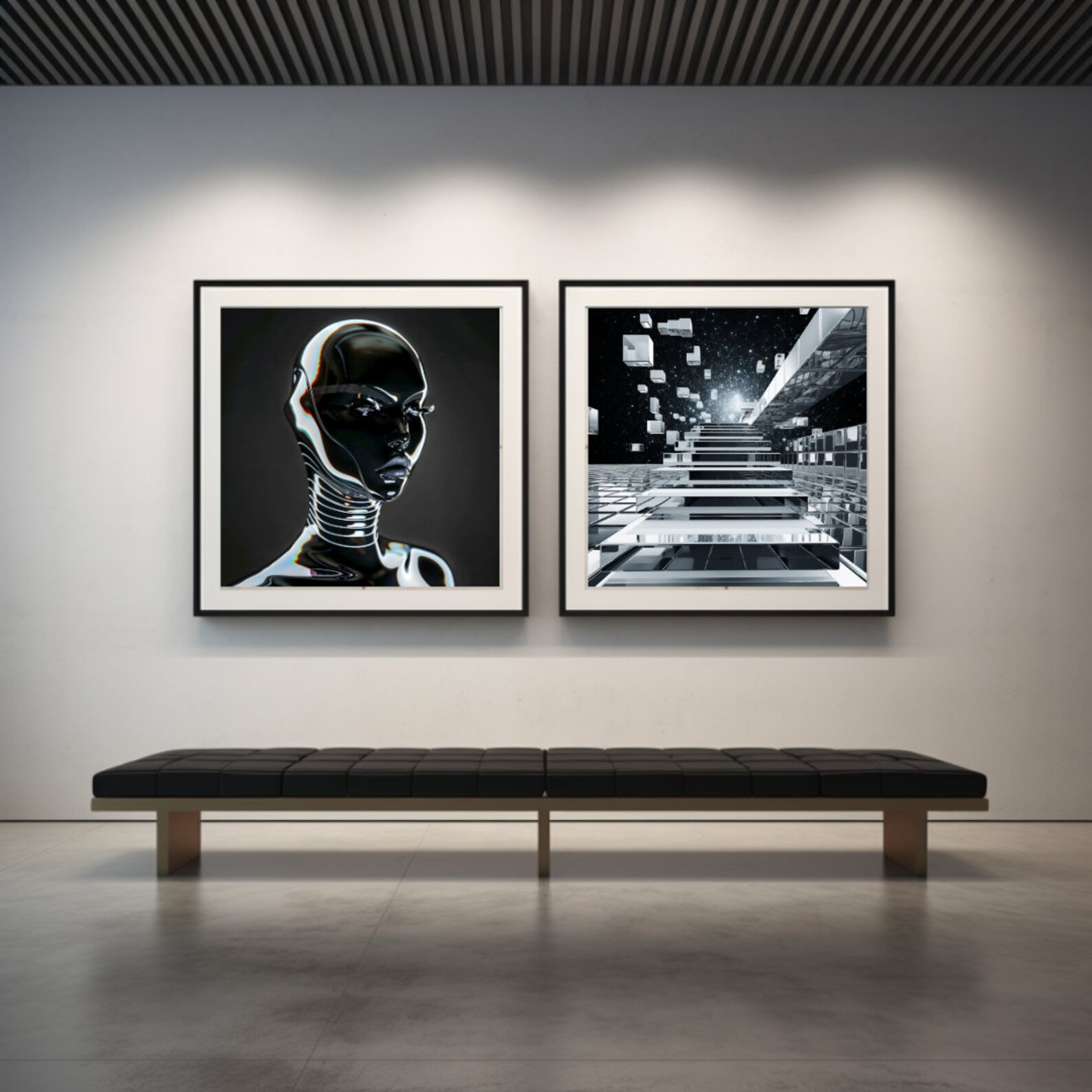 Futuristic Wall Art Digital Download Bundle NFT Wall Art Digital Prints ...
