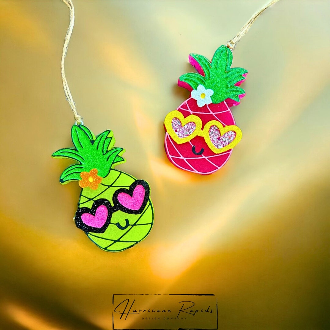 Tropical Pineapple Car Freshie - Etsy