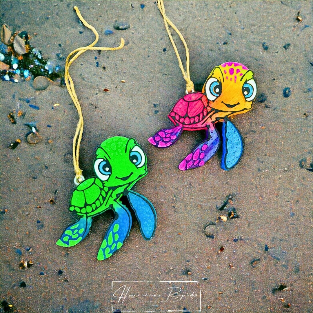 Tropical Turtle Car Freshie - Etsy