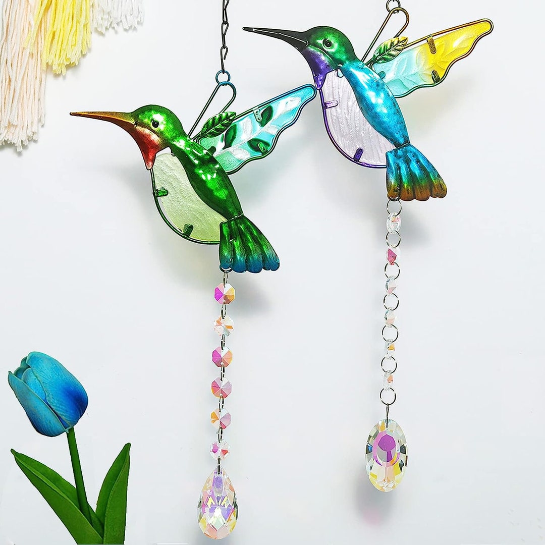 Hummingbird Sun Catchers Indoor Window-crystal Suncatcher for - Etsy