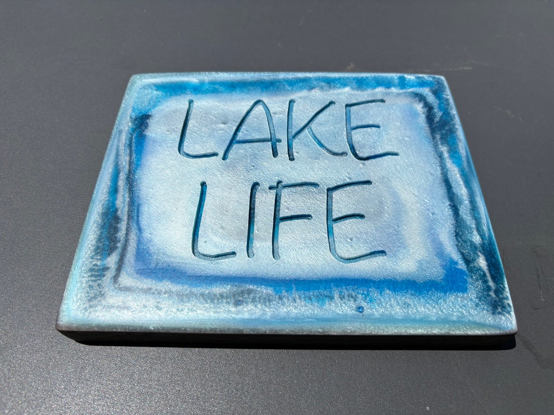 Epoxy Resin Sign - Walnut Wood - Etsy