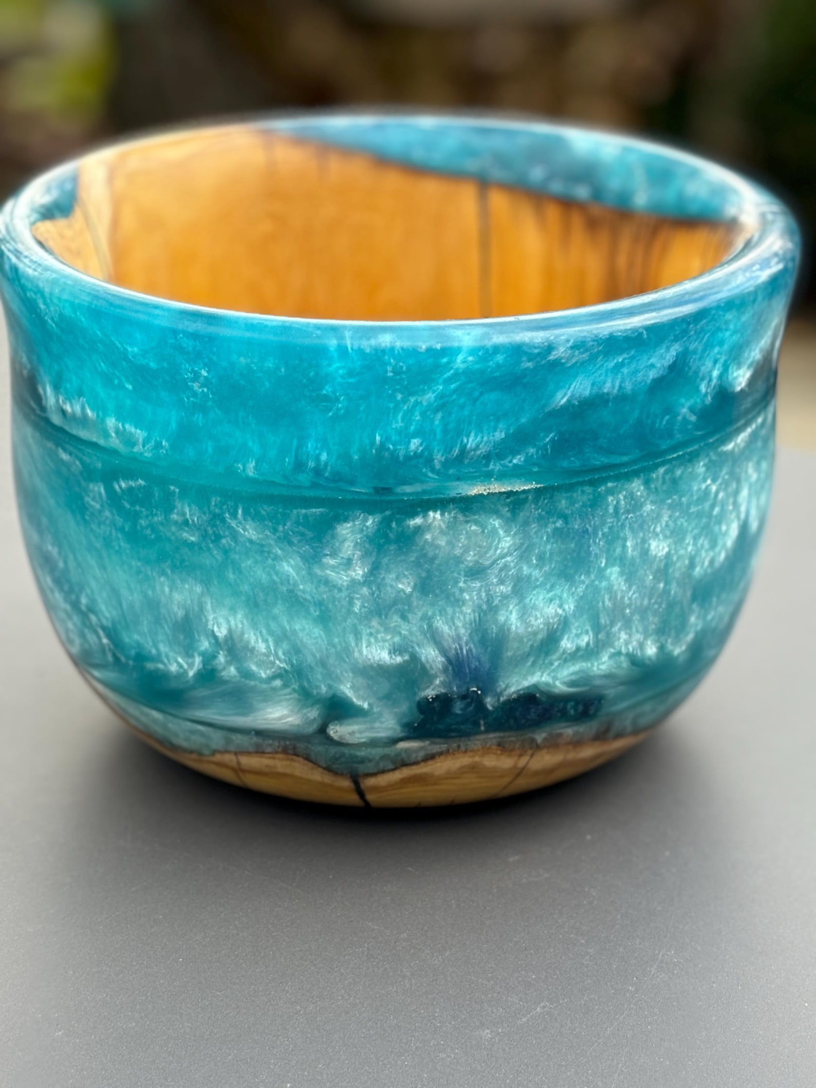 Epoxy Log Bowl - Lathe Turned - Home Decor - Etsy