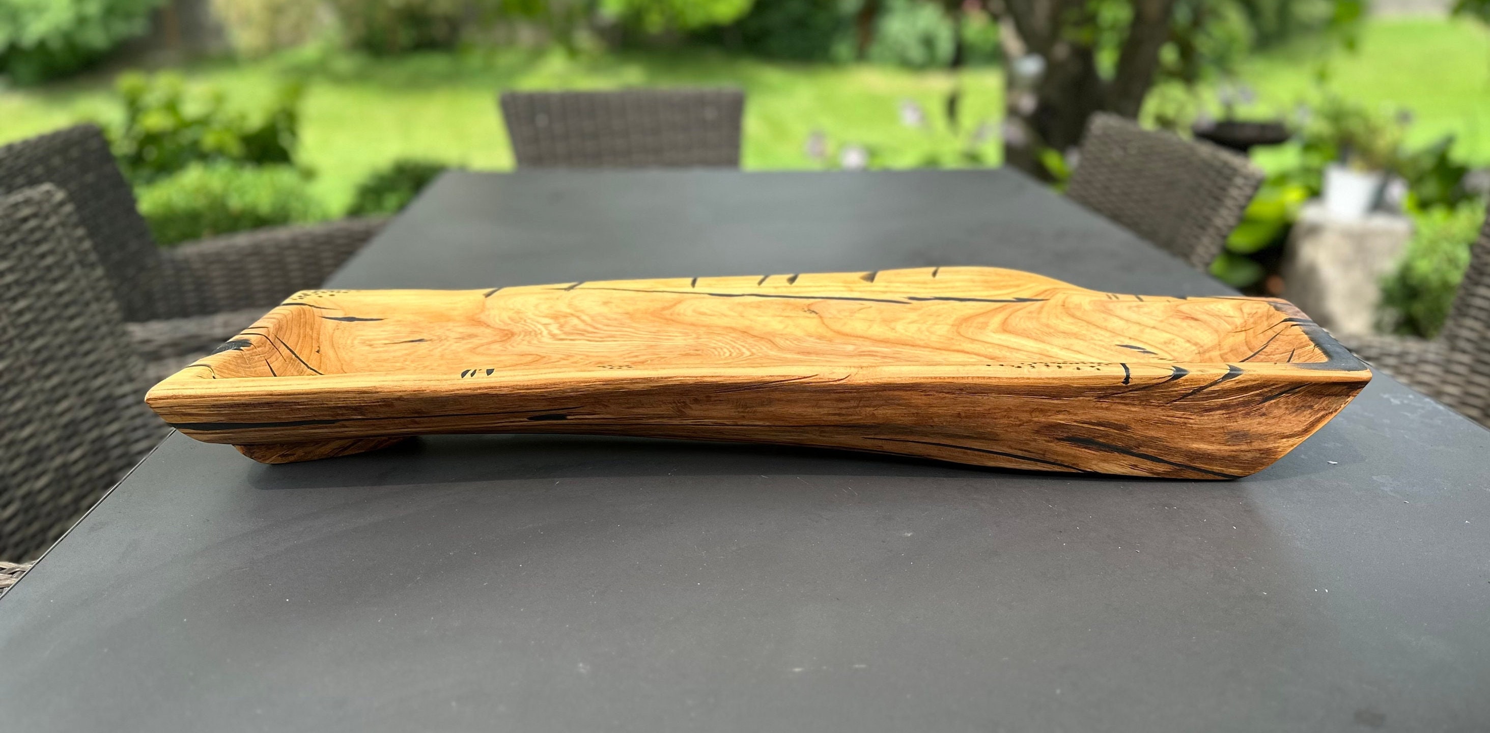 Epoxy Resin Log Bowl Ash Wood - Etsy