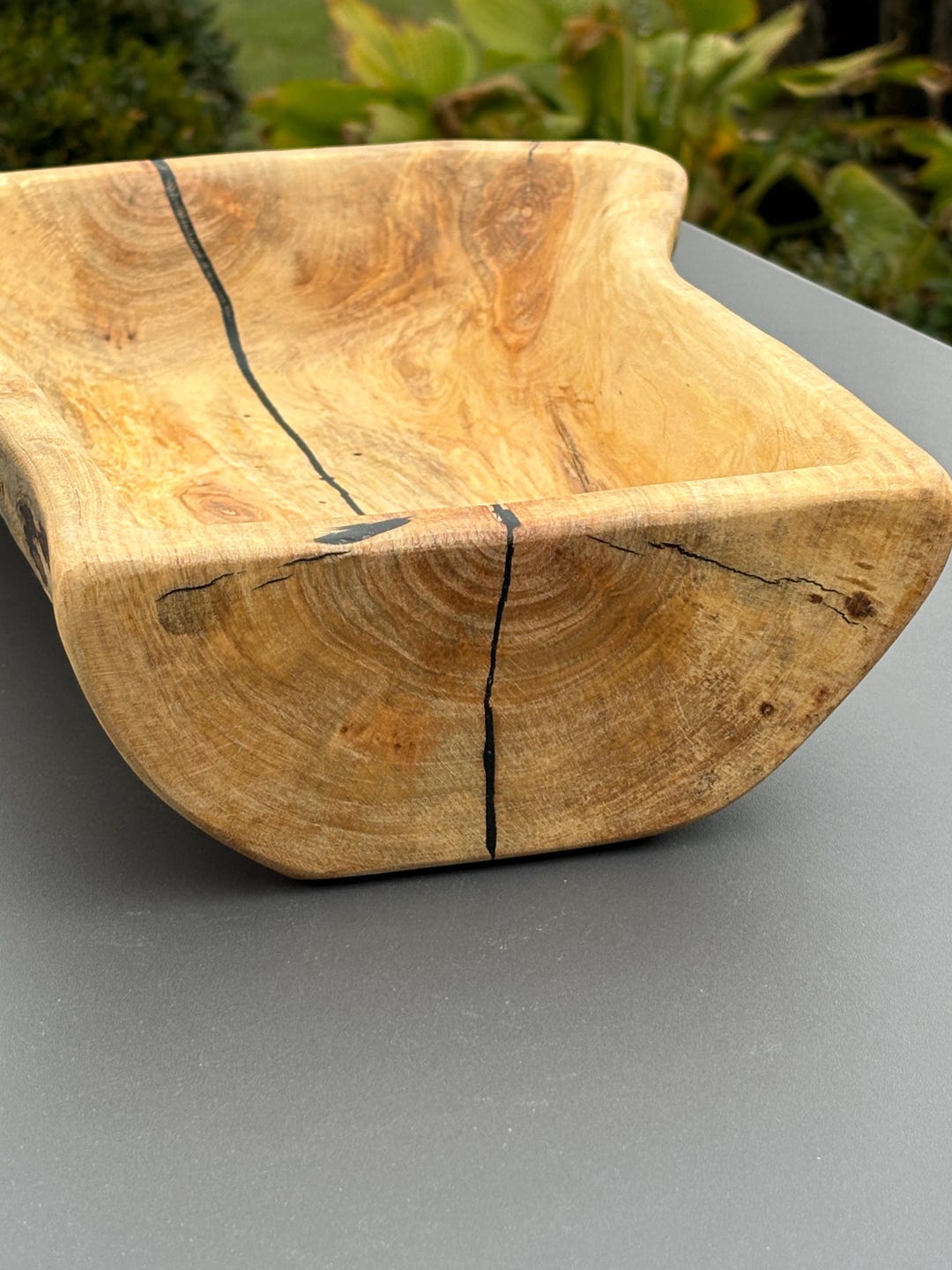 Epoxy Resin Log Bowl - Maple Wood - Home Decor - Etsy