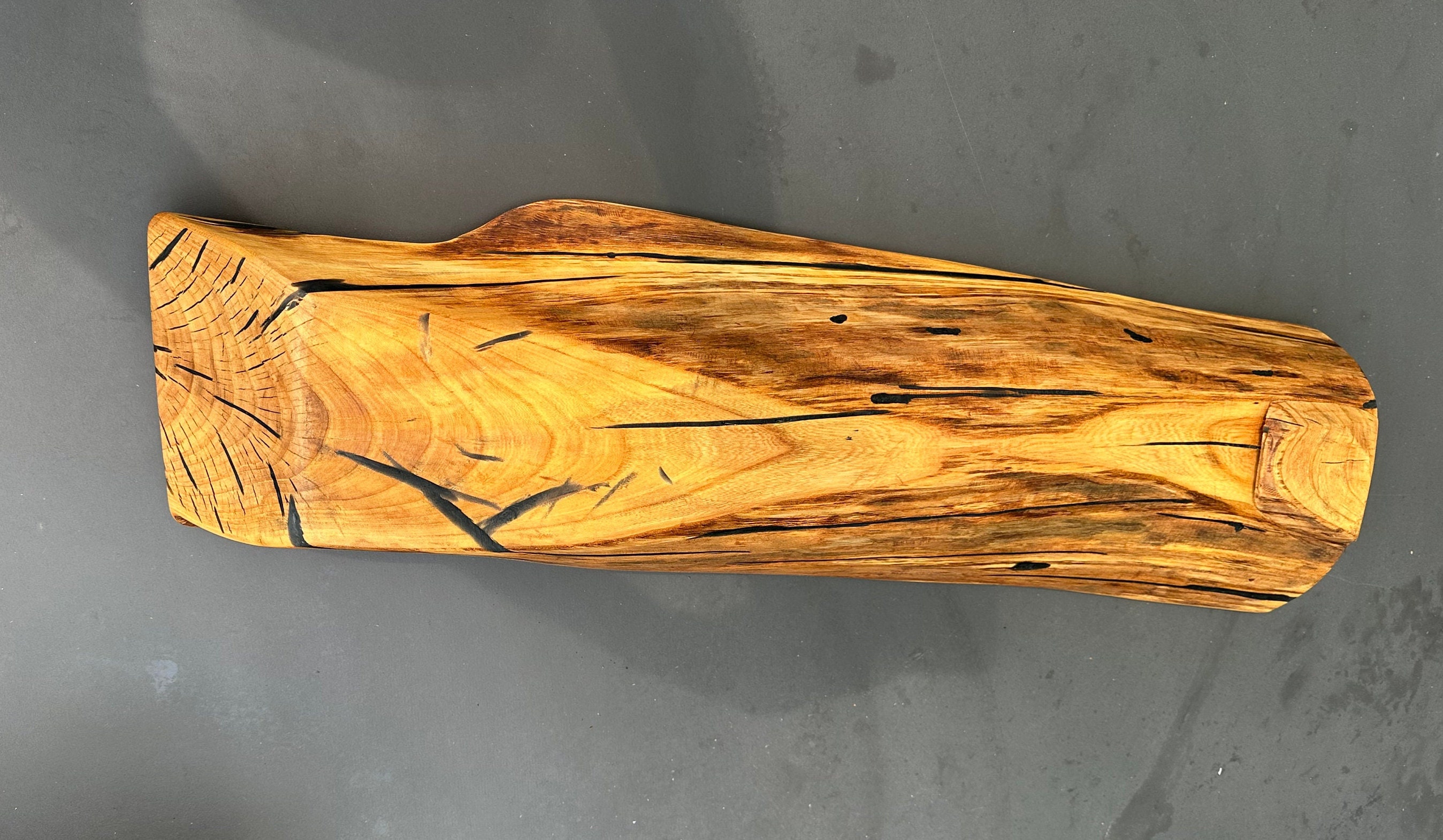 Epoxy Resin Log Bowl Ash Wood - Etsy