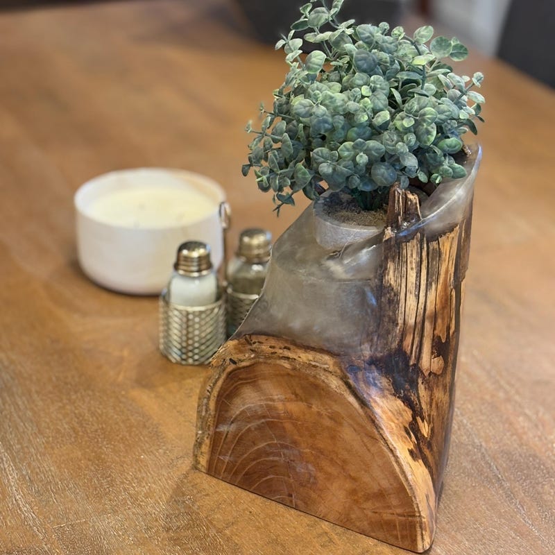 Log Vase - Etsy