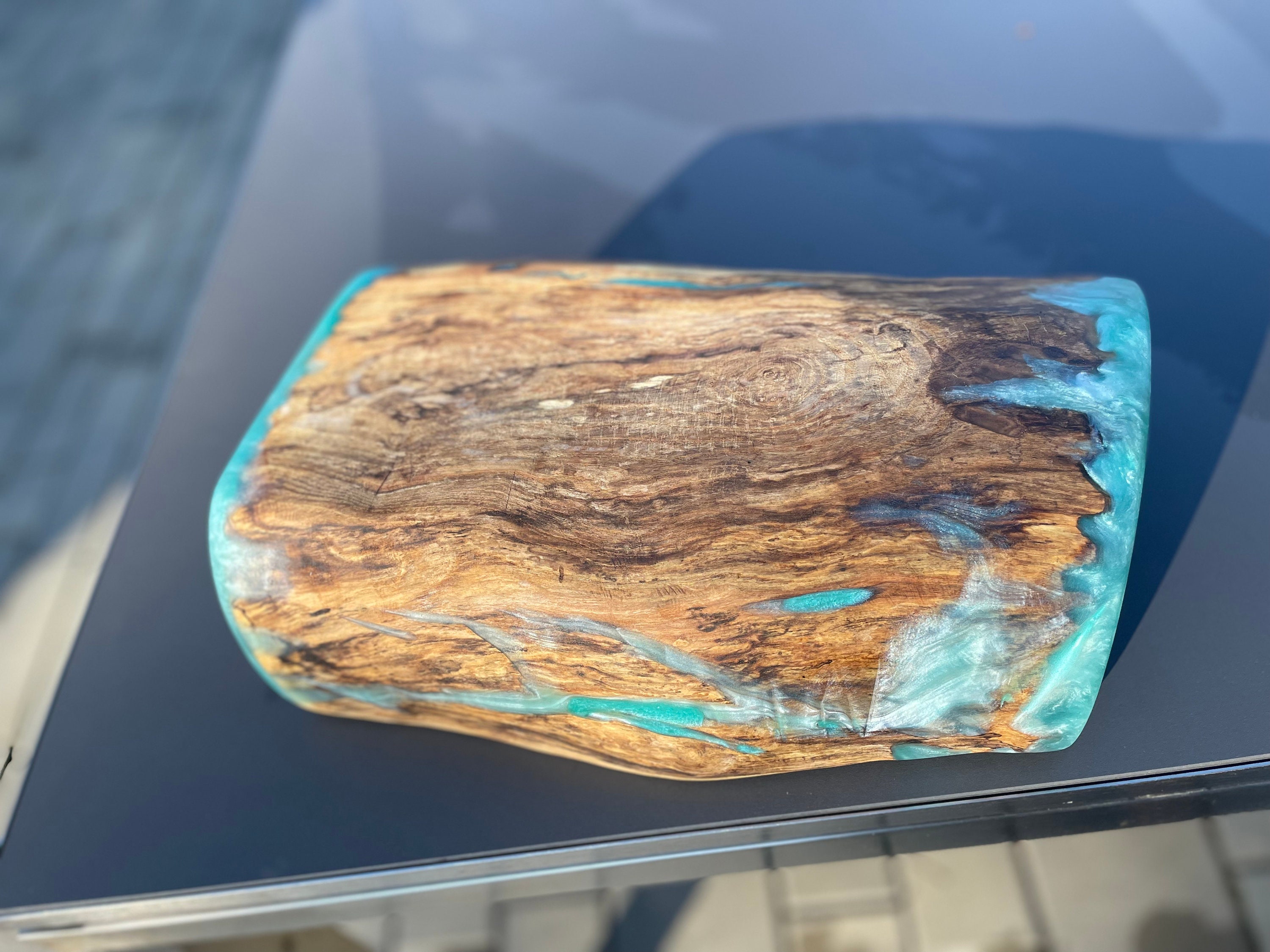 Epoxy Resin Log Bowl Ash Wood - Etsy