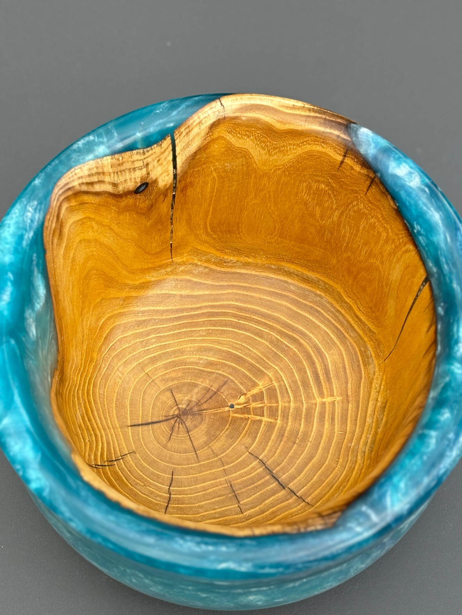 Epoxy Log Bowl - Lathe Turned - Home Decor - Etsy