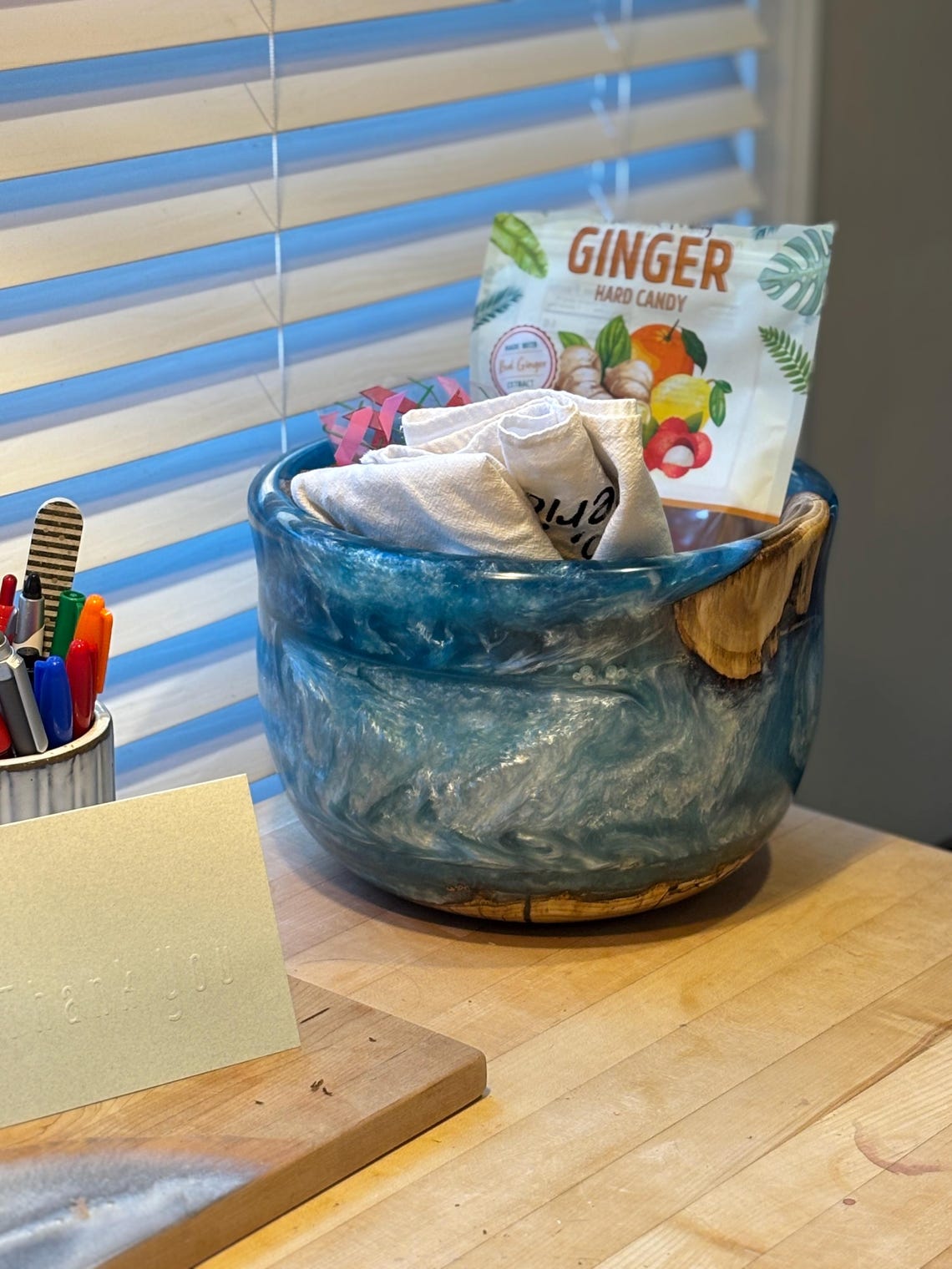 Epoxy Log Bowl - Lathe Turned - Home Decor - Etsy