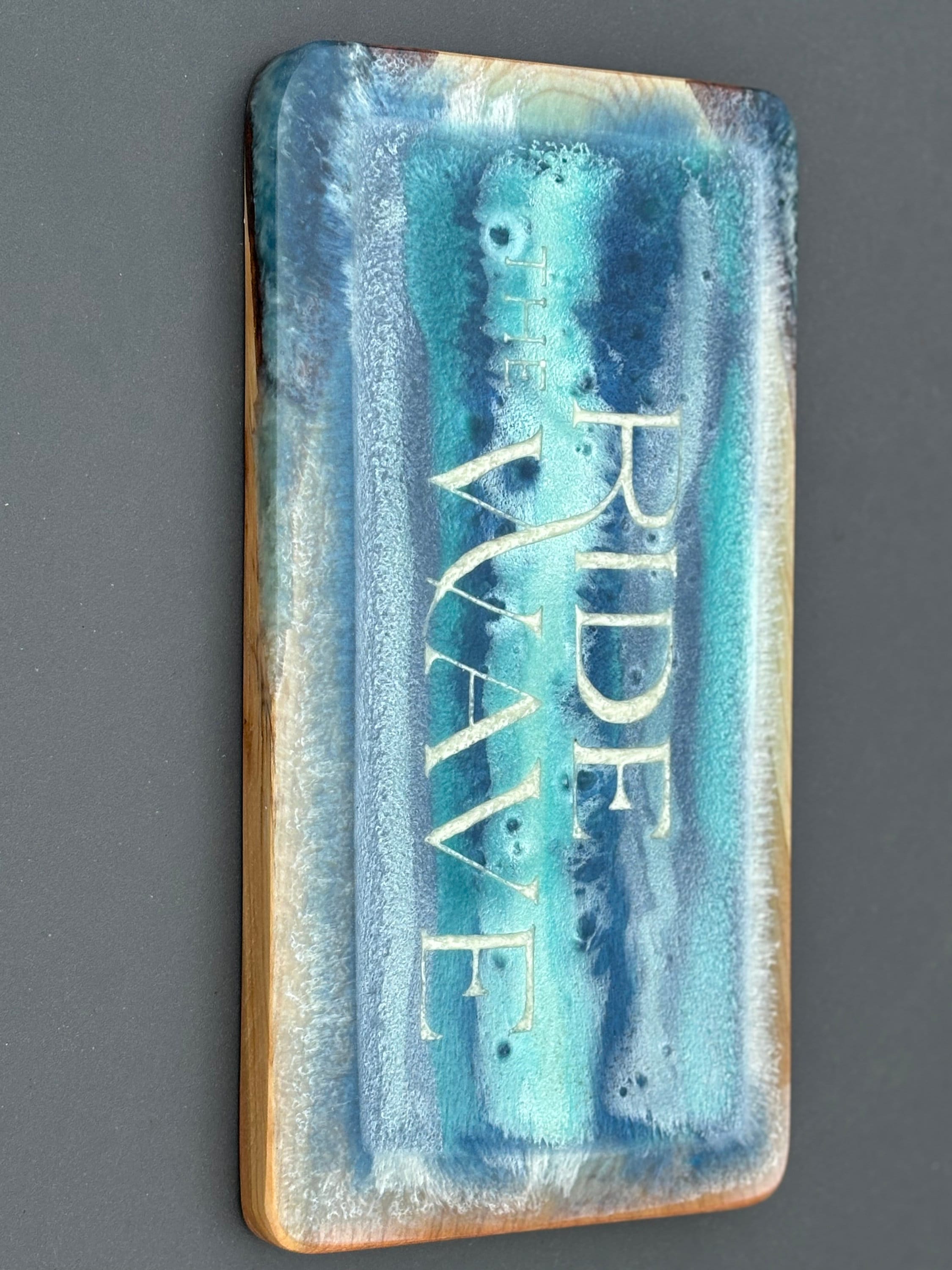 Epoxy Resin Wood Sign - Etsy