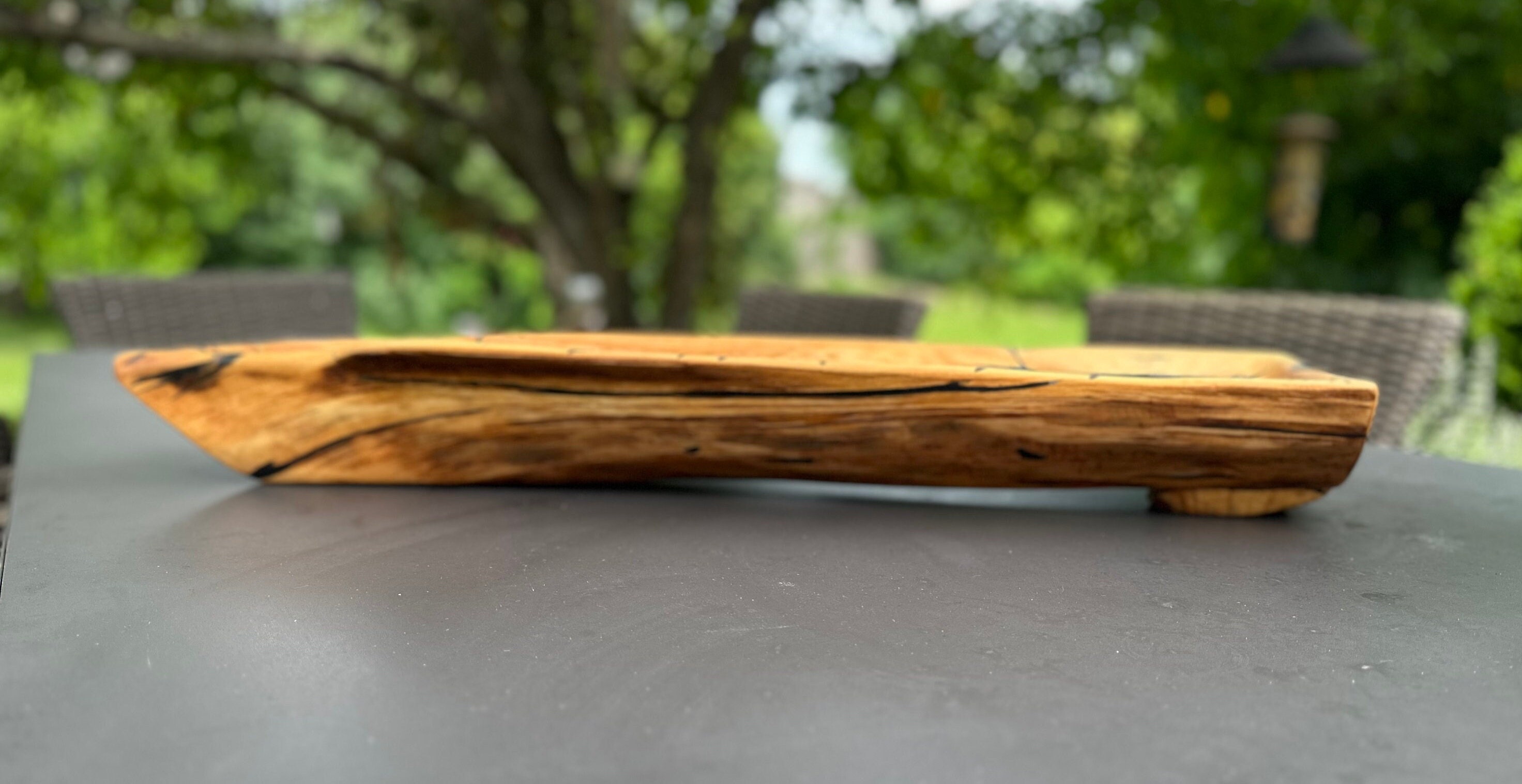 Epoxy Resin Log Bowl Ash Wood - Etsy