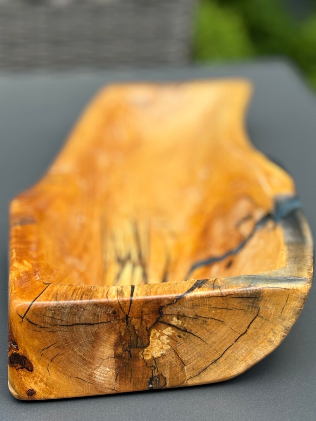Epoxy Resin Log Bowl - Basswood - Home Decor - Etsy
