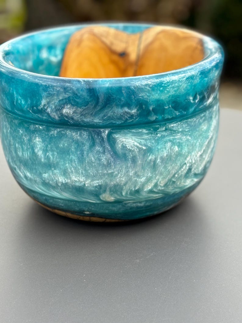 Epoxy Log Bowl - Lathe Turned - Home Decor - Etsy
