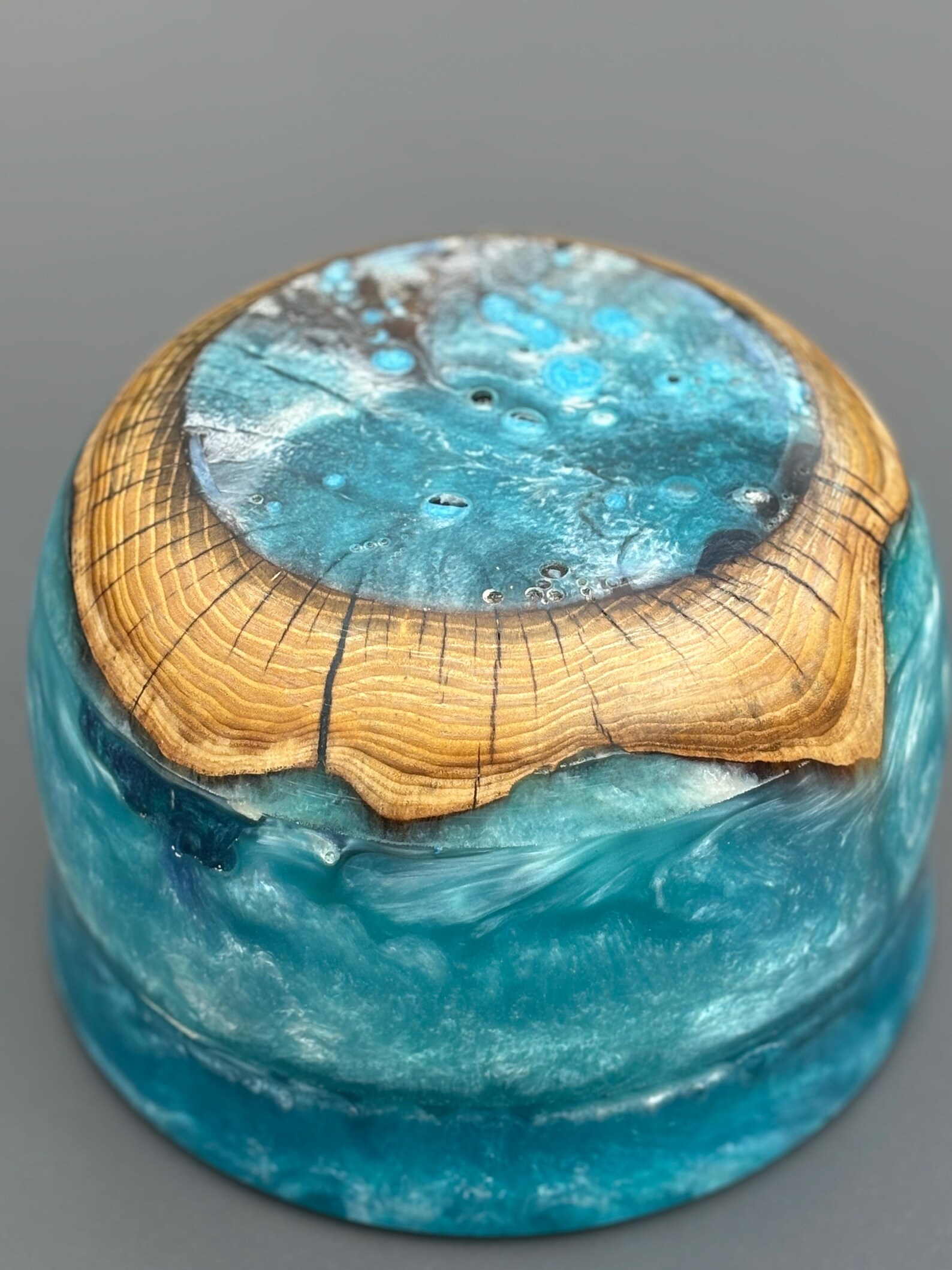 Epoxy Log Bowl - Lathe Turned - Home Decor - Etsy