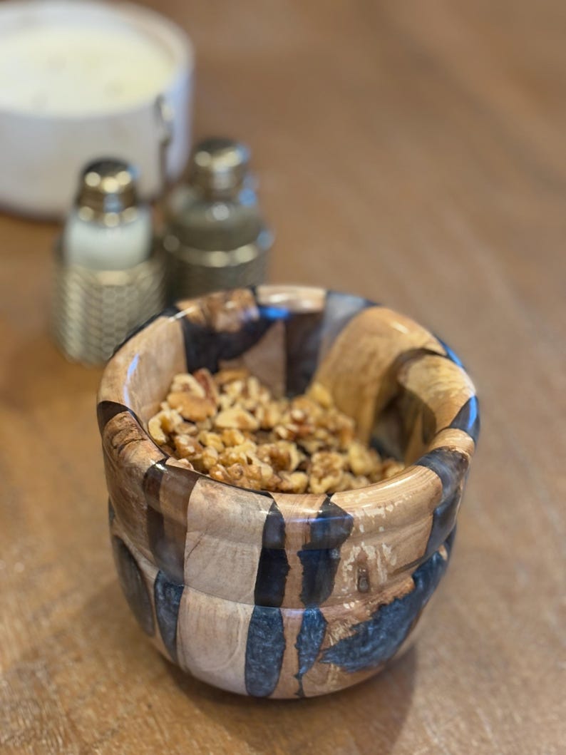 Epoxy Resin Log Bowl - Maple Wood - Etsy