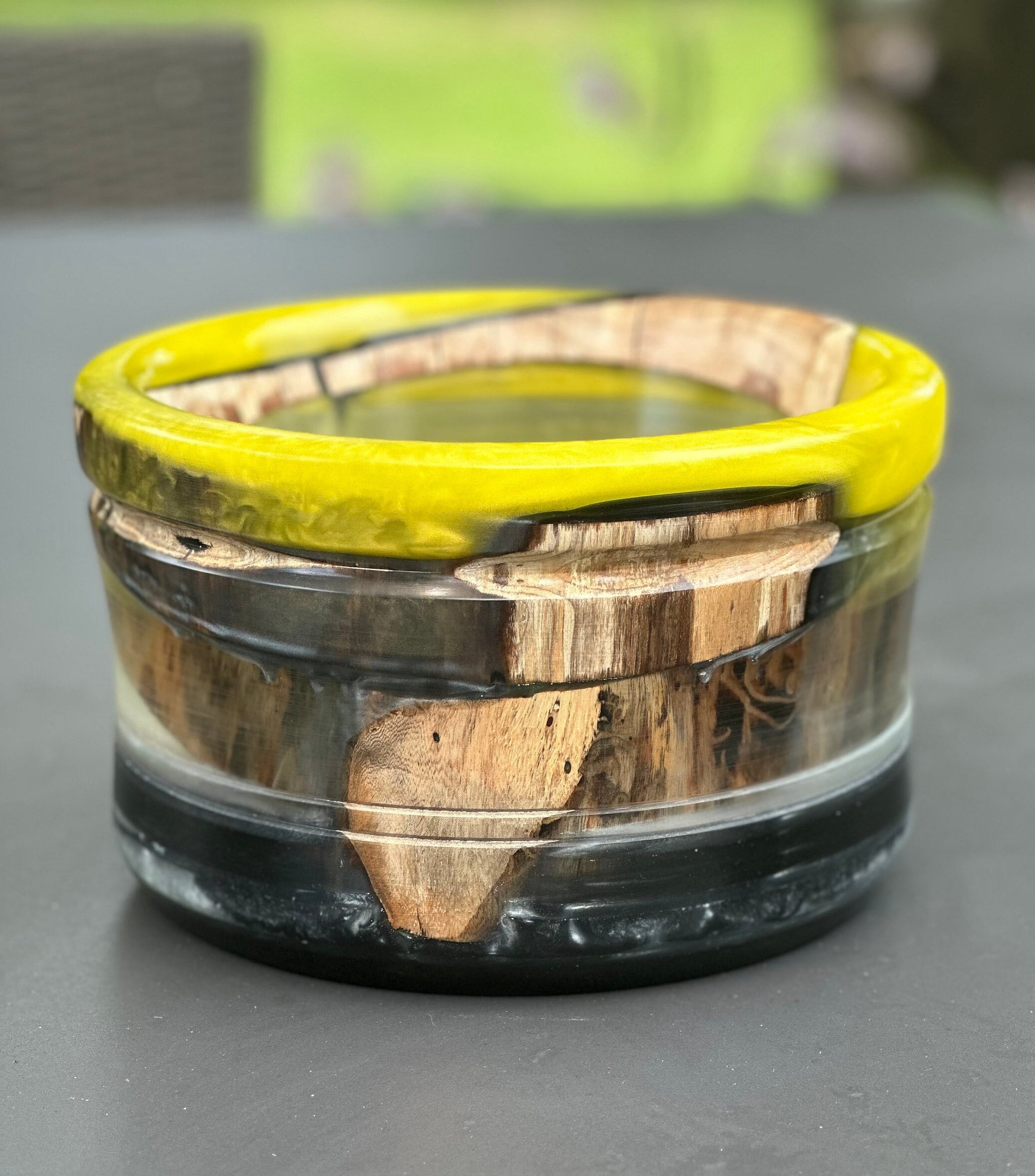 Epoxy Resin Lathe-turned Log Bowl - Etsy
