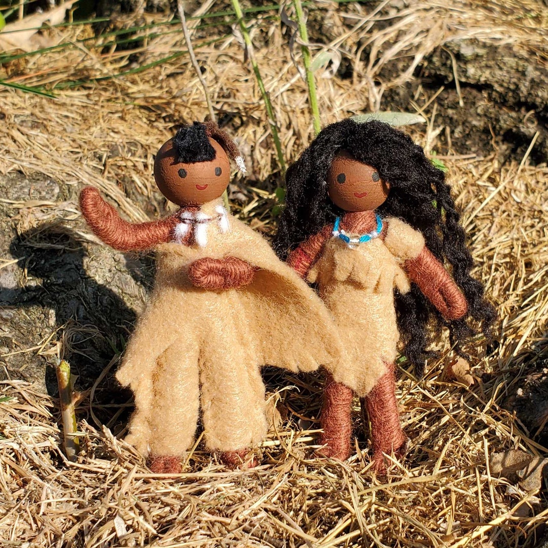 Native American Indian Dolls - Miniature First Nations Doll ...