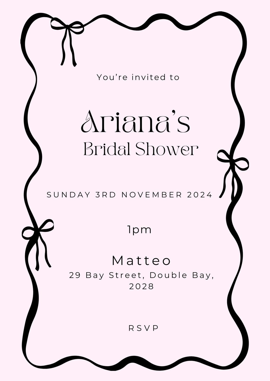 5 Illustrated Vector Bows - Hand Drawn - SVG PDF JPG - Editable Colours ...