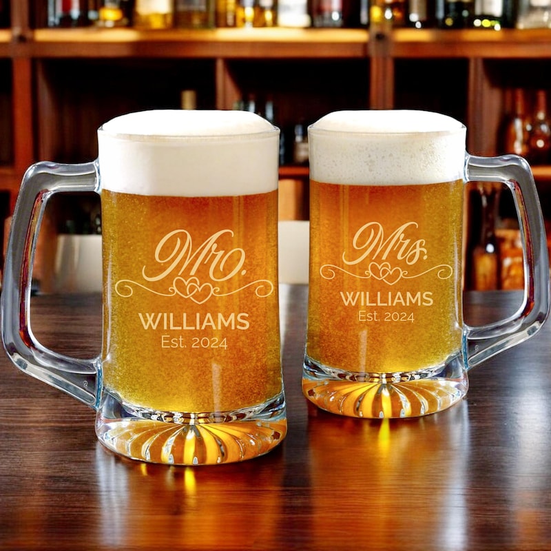 Custom Beer Glasses - Etsy
