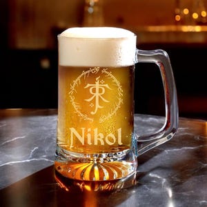 Personalized Custom Beer Mug, Custom Beer Glass, Custom Name Engraved ...
