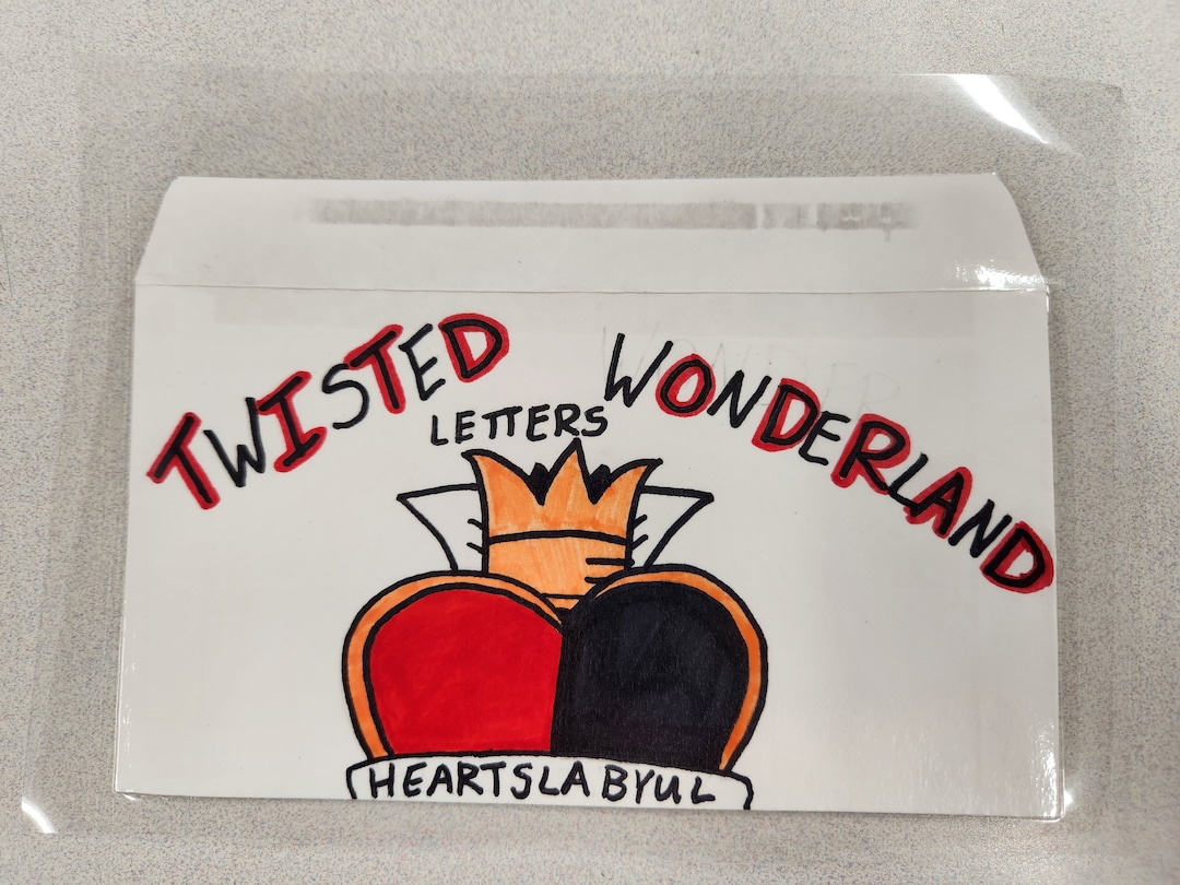 Physical Twisted Wonderland Letters - Etsy