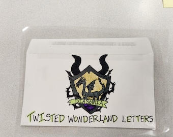 TWISTED WONDERLAND Diasomnia Lilia Silver Malleus Sebek 8.5x11 Art ...