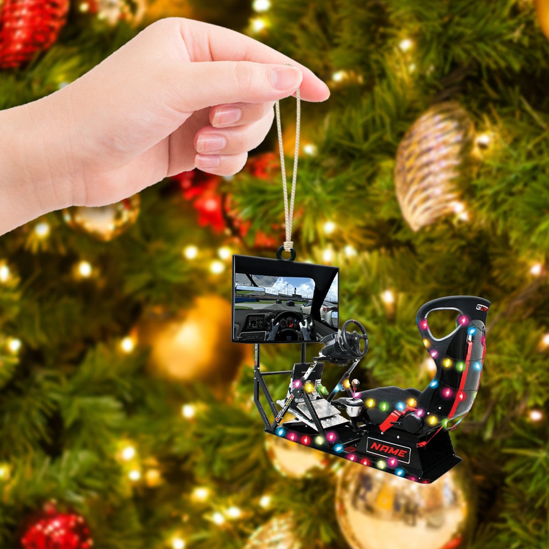 F1 Cockpit Simulation Flat Hanging Ornament Formula 1 Gift - Etsy