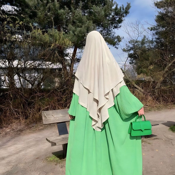 Khimar Hijab 2 Layer - Etsy