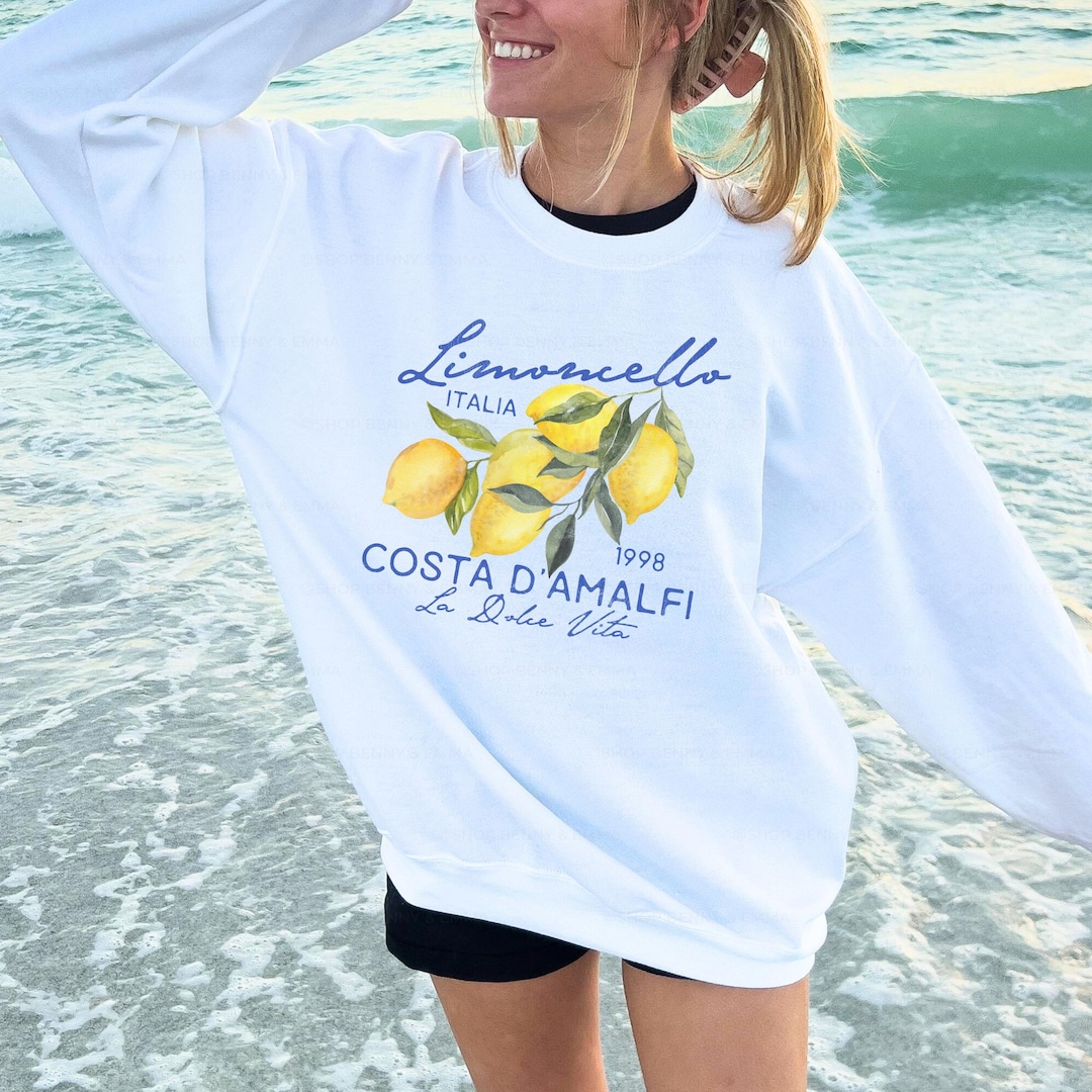 Retro Limoncello La Dolce Vita Sweatshirt Italy Shirt Coastal ...