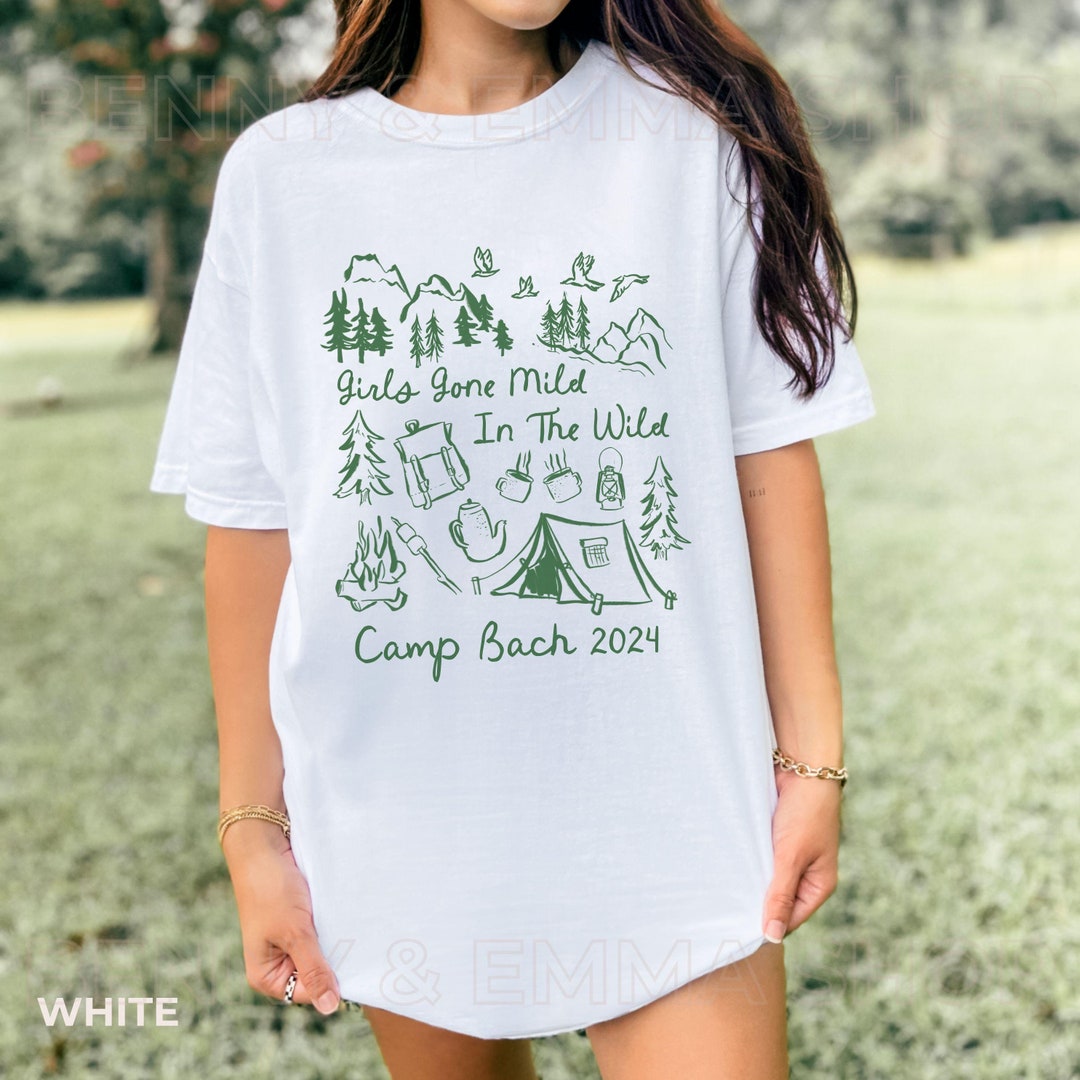 Girls Gone Mild Camp Bach Shirt Camping Bachelorette Shirt Glamping ...