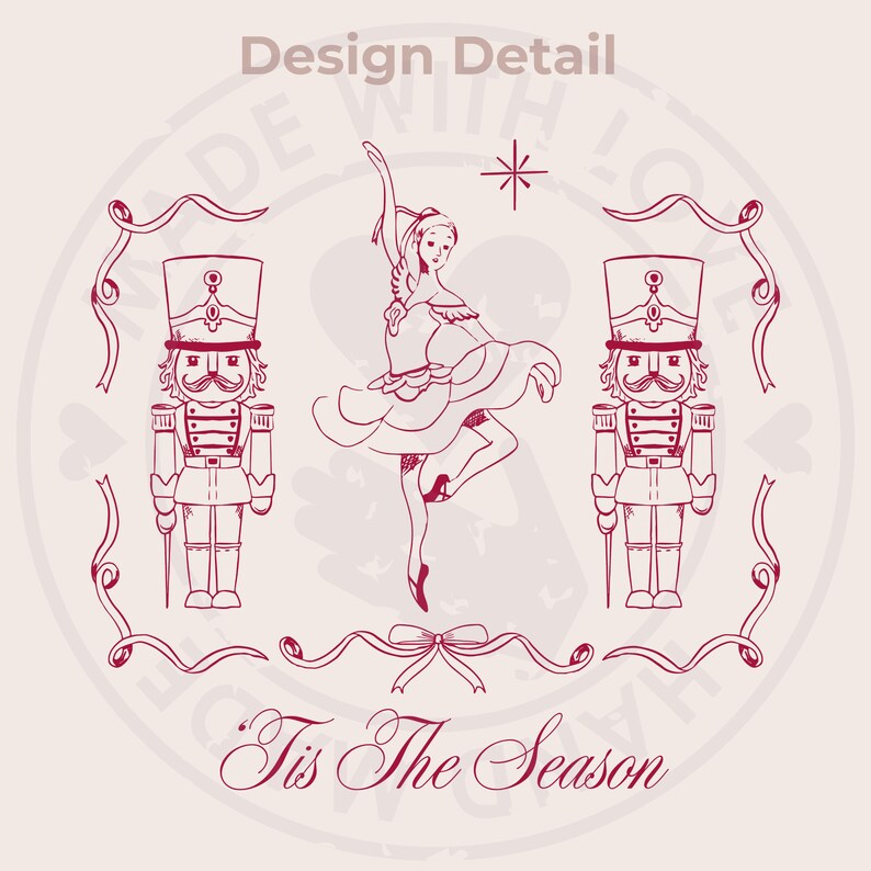 Nutcracker Tote Sugar Plum Fairy Coquette Christmas Tote Bag Balletcore ...