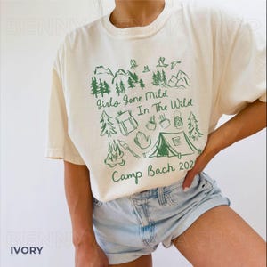 Girls Gone Mild Camp Bach Shirt Camping Bachelorette Shirt Glamping ...