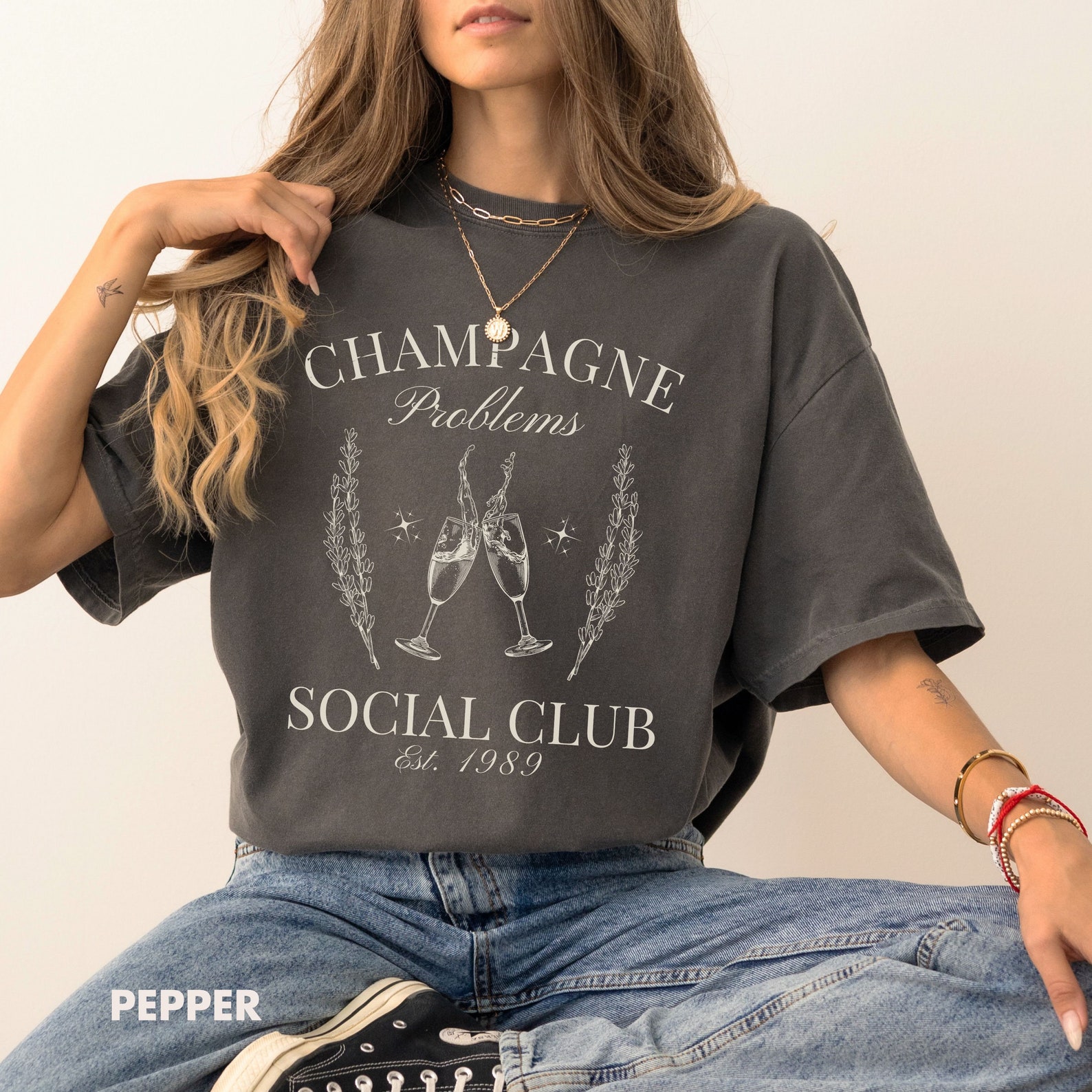 Champagne Problems Shirt Champagne Problems Social Club Shirt Old Money ...