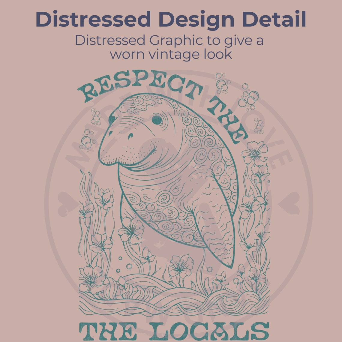 Manatee Shirt Respect the Locals Shirt Coconut Girl Shirt Save the ...