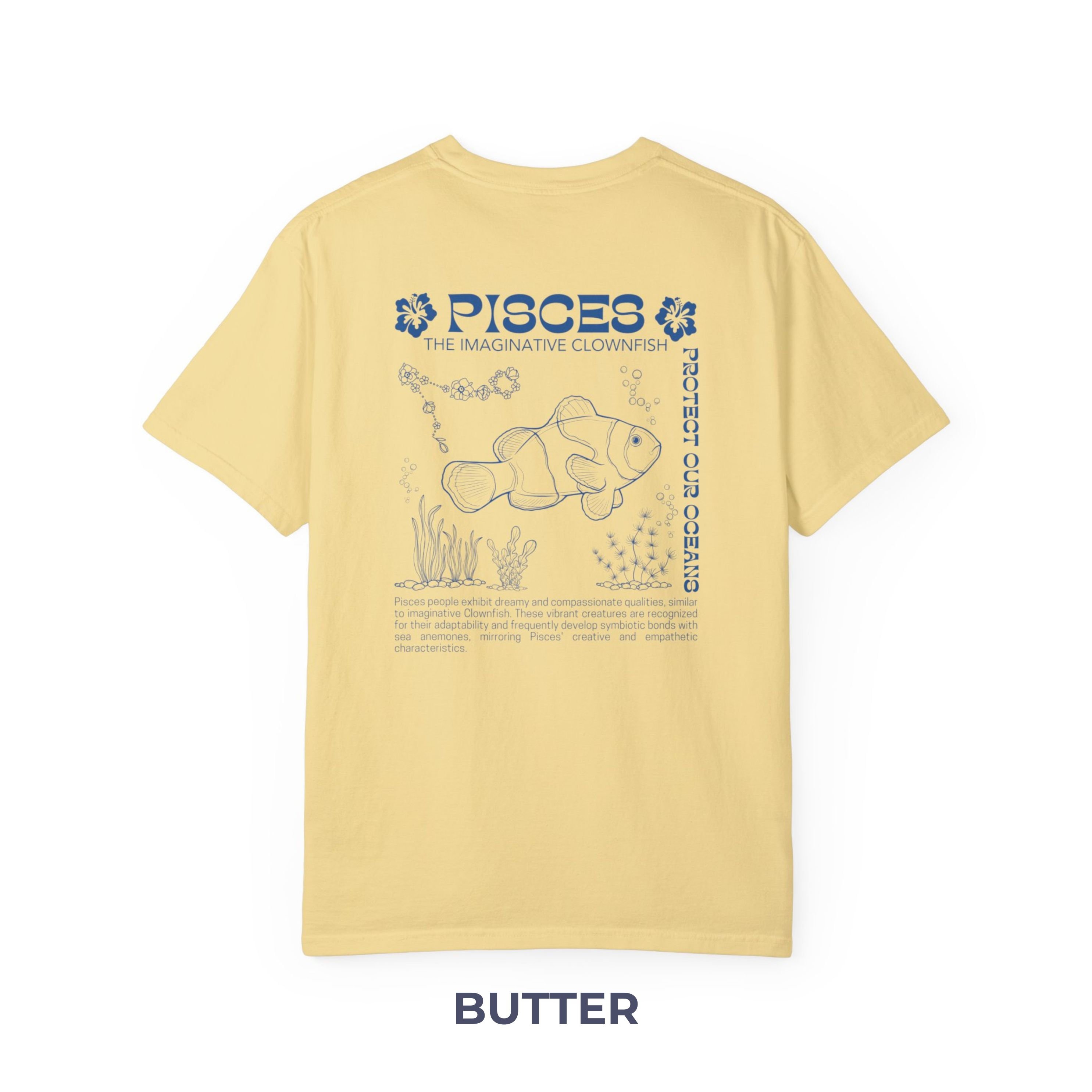 Pisces Gifts Zodiac Shirt Ocean Animal Shirt Clownfish Shirt Ocean ...
