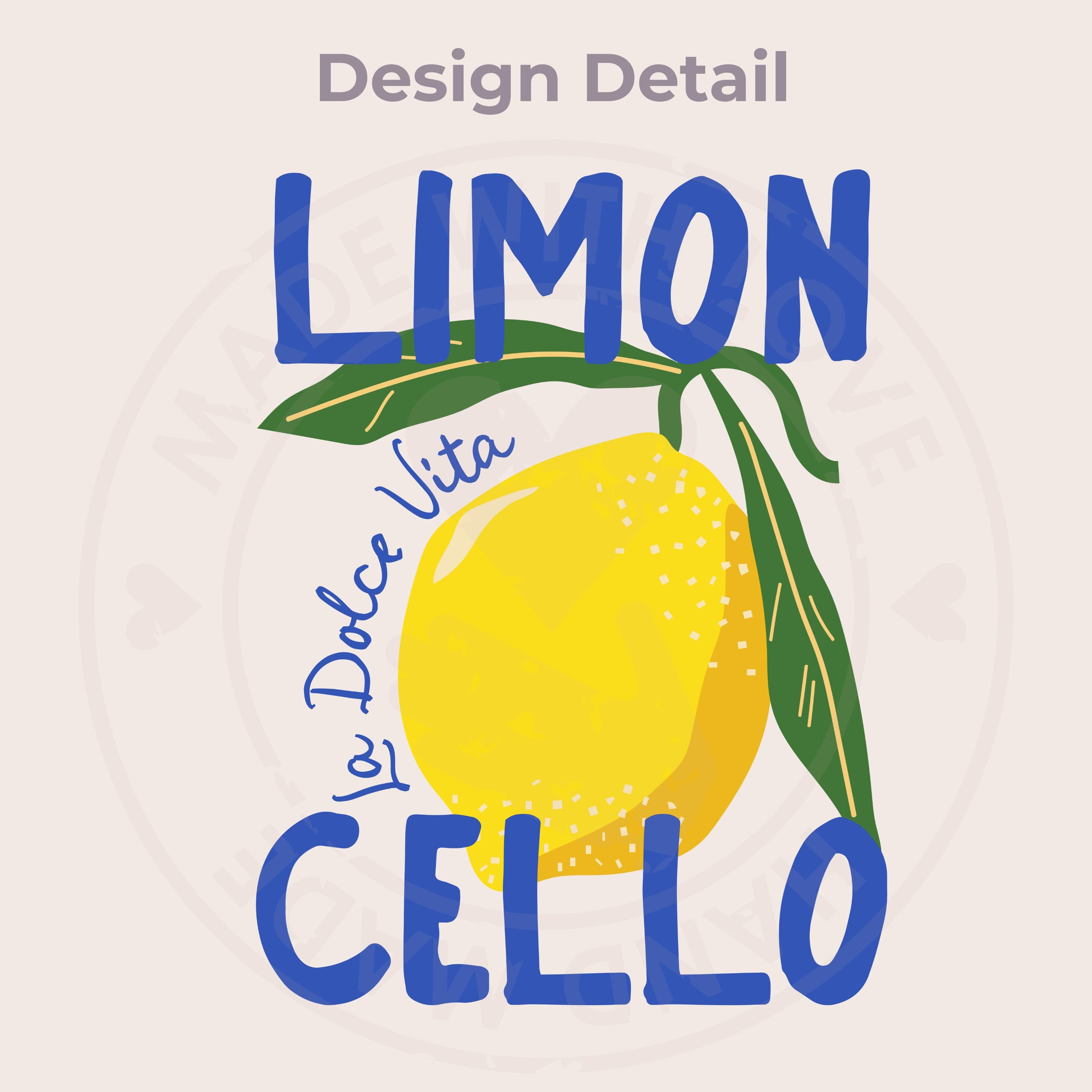 Limoncello La Dolce Vita Italy Citrus Bridal Shower Gift Tomato Girl ...