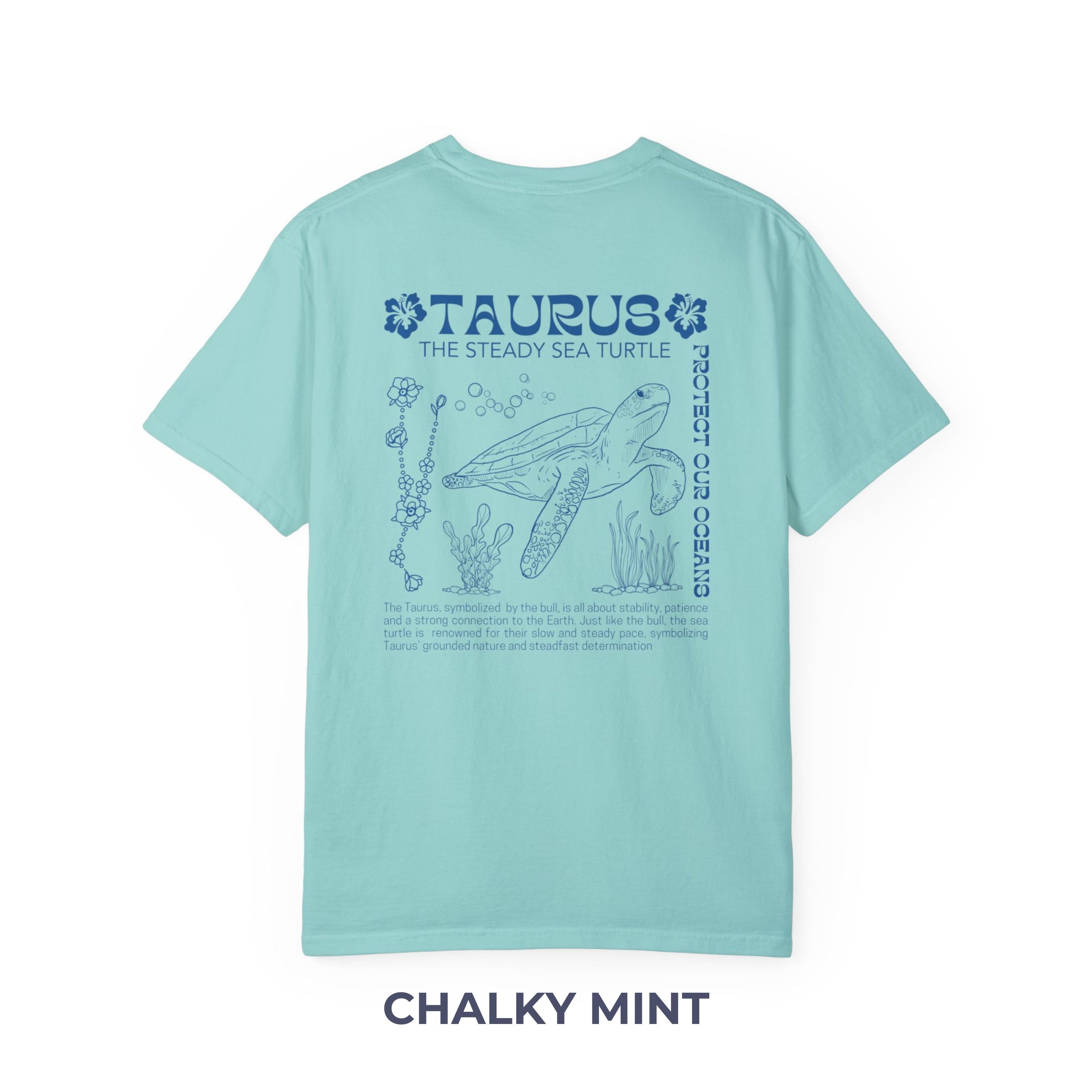 Taurus Zodiac Shirt Ocean Animal Shirt Sea Turtle Shirt Ocean Inspired ...