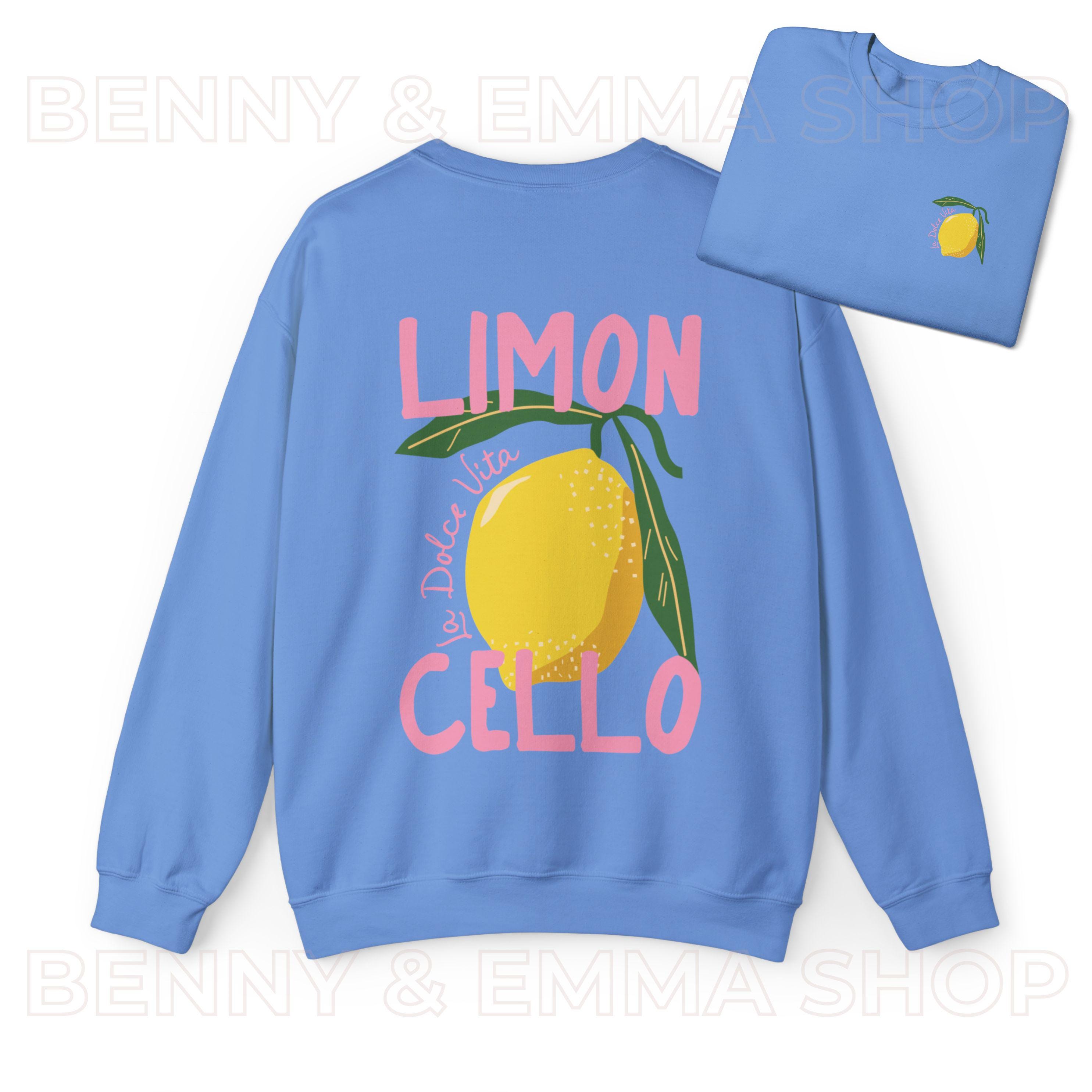 Limoncello Pink La Dolce Vita Italy Sweatshirt Tomato Girl Summer ...