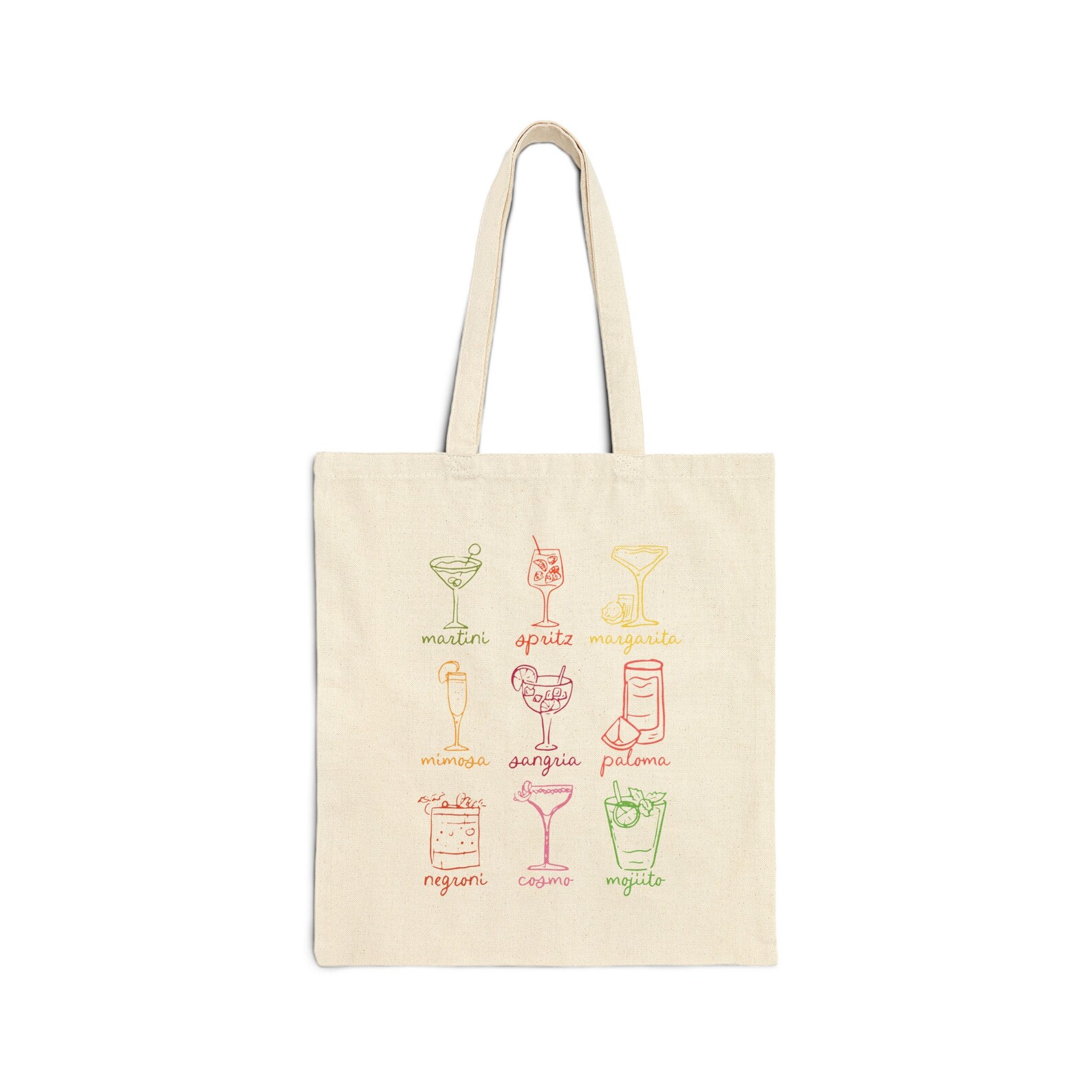 Signature Cocktail Tote Bag Group Brunch Gift Sunday Funday Mimosa ...