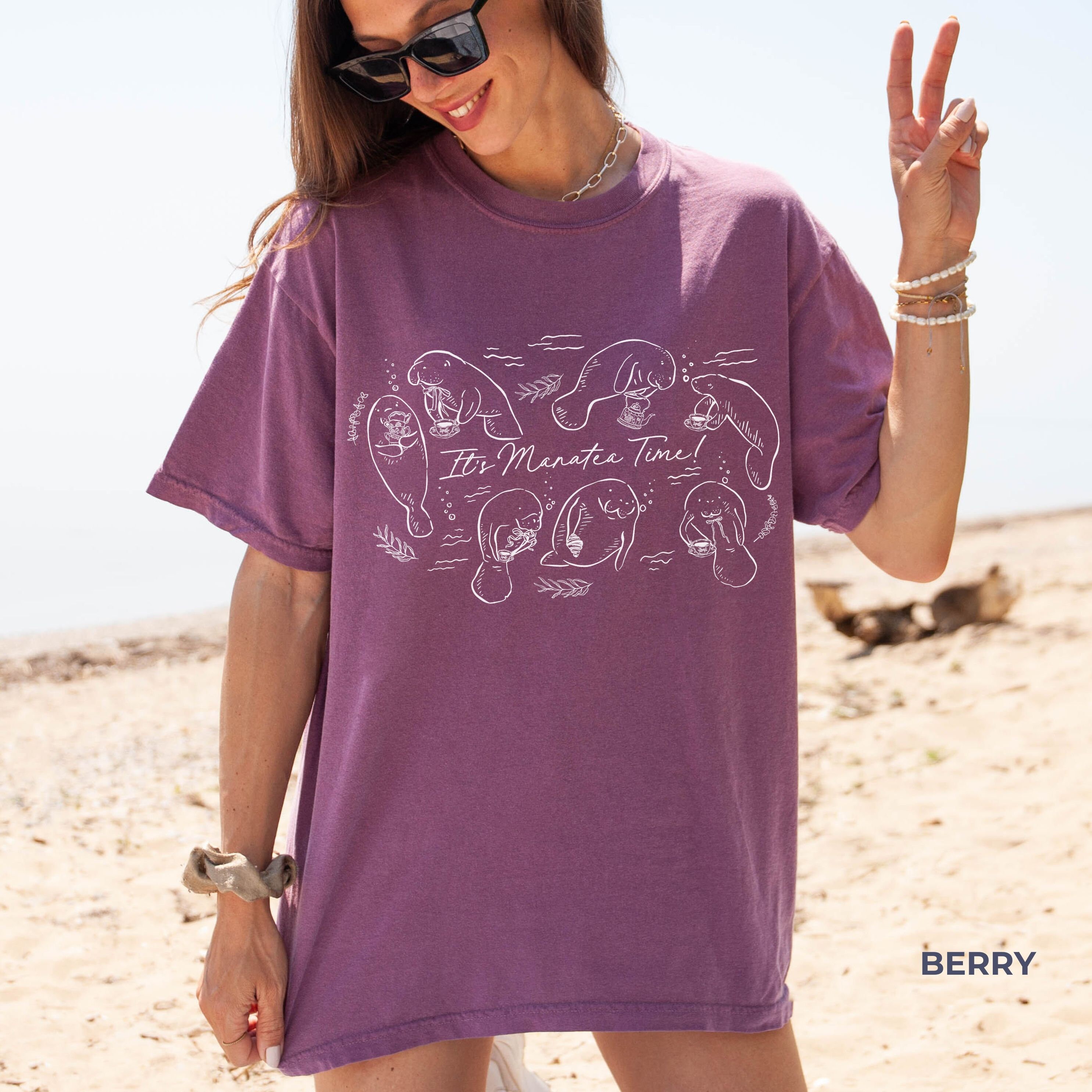 It's Manatea Time! Manatee Shirt Coconut Girl Shirt Coquette Clothes ...