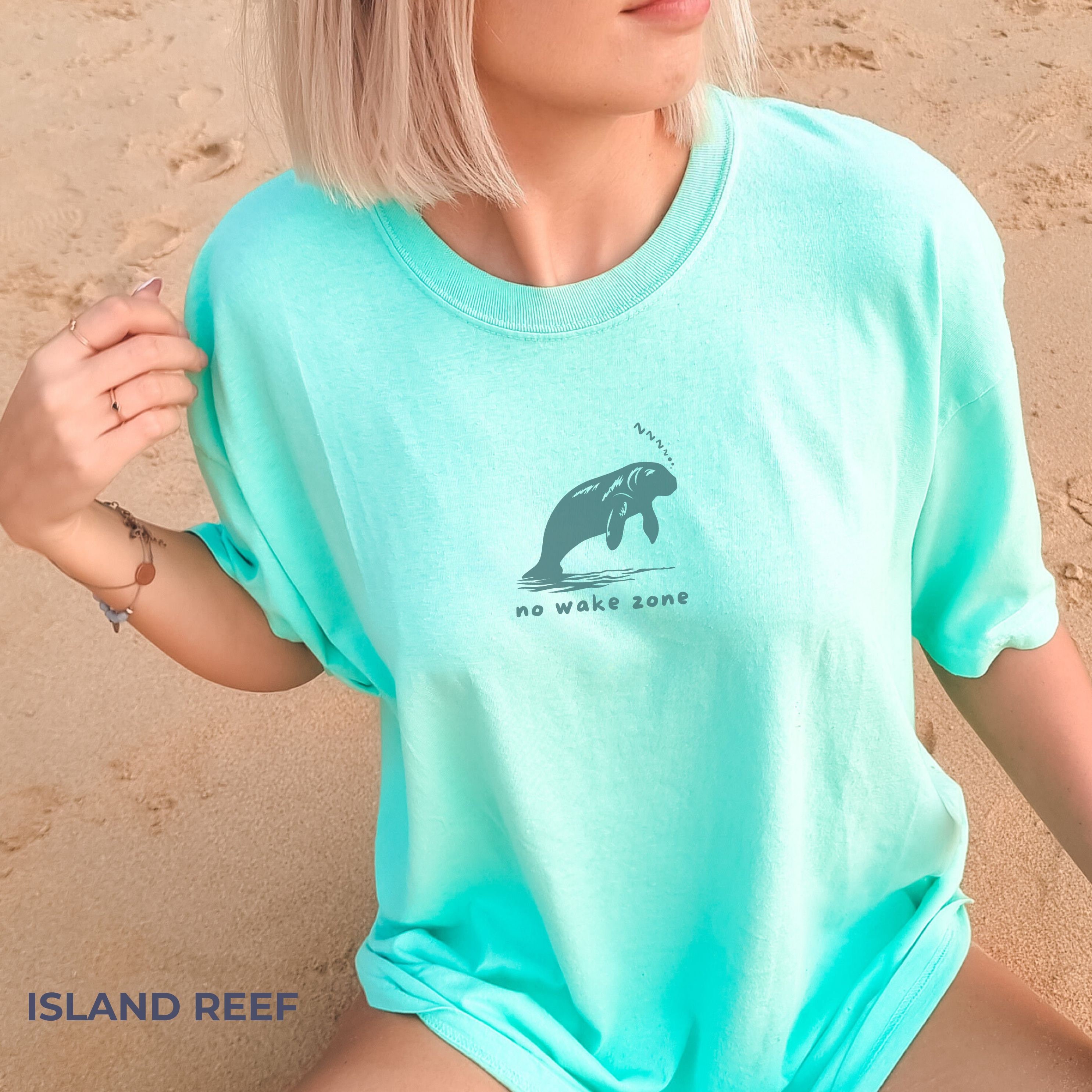 Manatee Shirt No Wake Zone Respect the Locals Shirt Coconut Girl Shirt ...