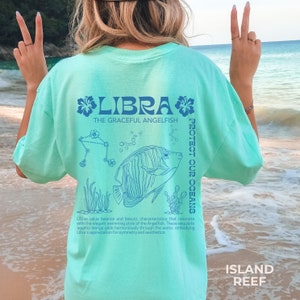 Libra Zodiac Shirt Ocean Animal Shirt Ocean Inspired Style Coconut Girl ...